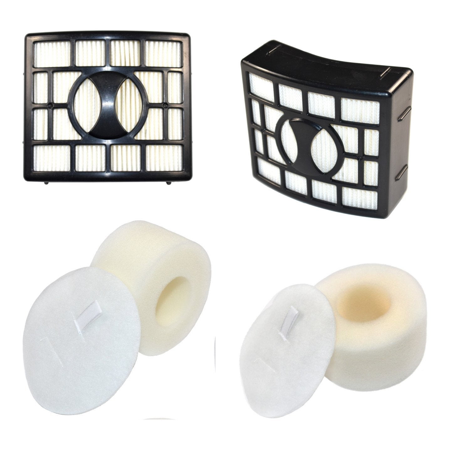 HQRP 2-pack Filter Kit for Shark XHF680 XFF680 Replacement fits Shark ...