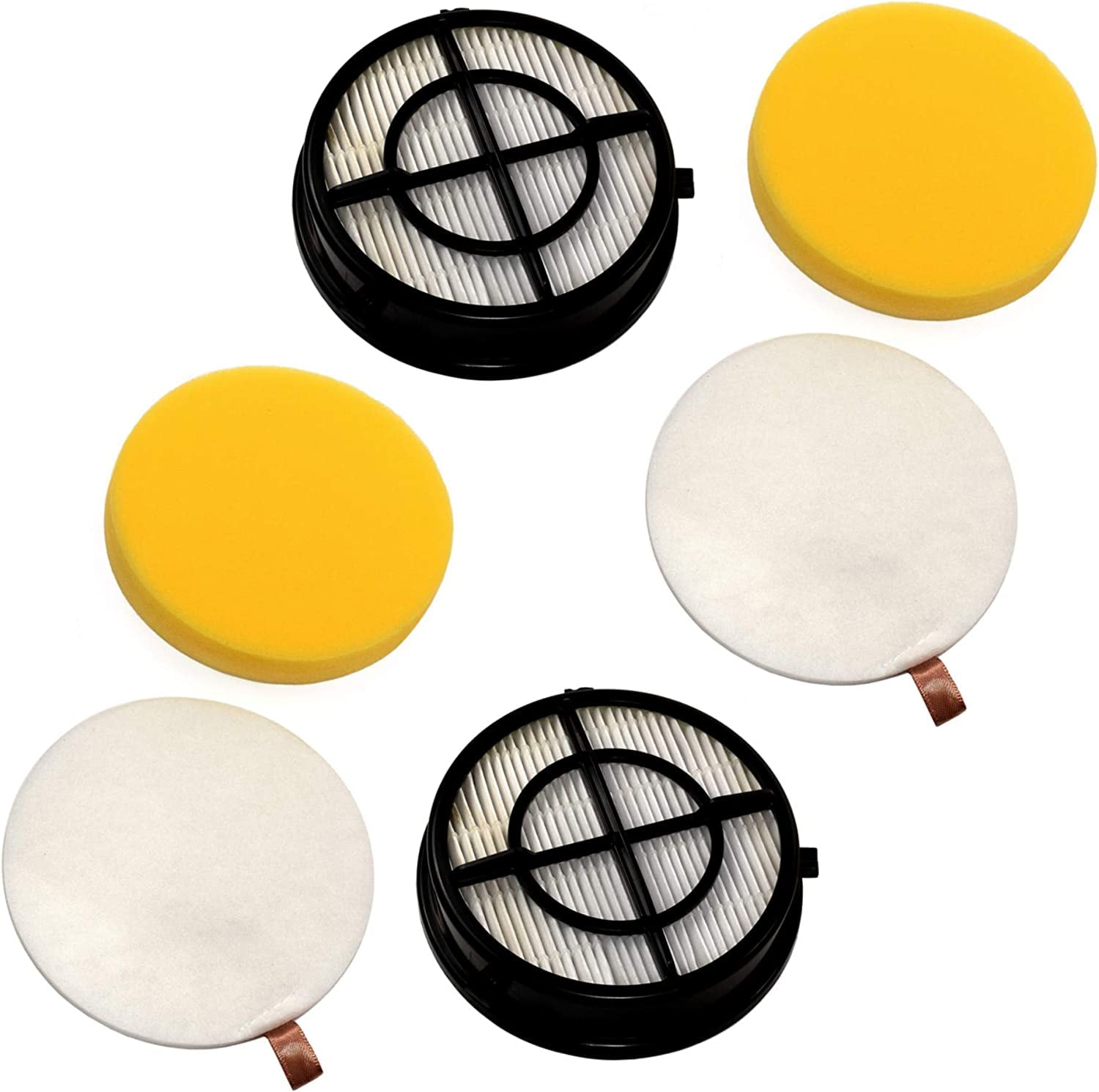 HQRP 2-pack Filter Set for Bissell Pet Hair Eraser Upright Vacuum 1650 ...