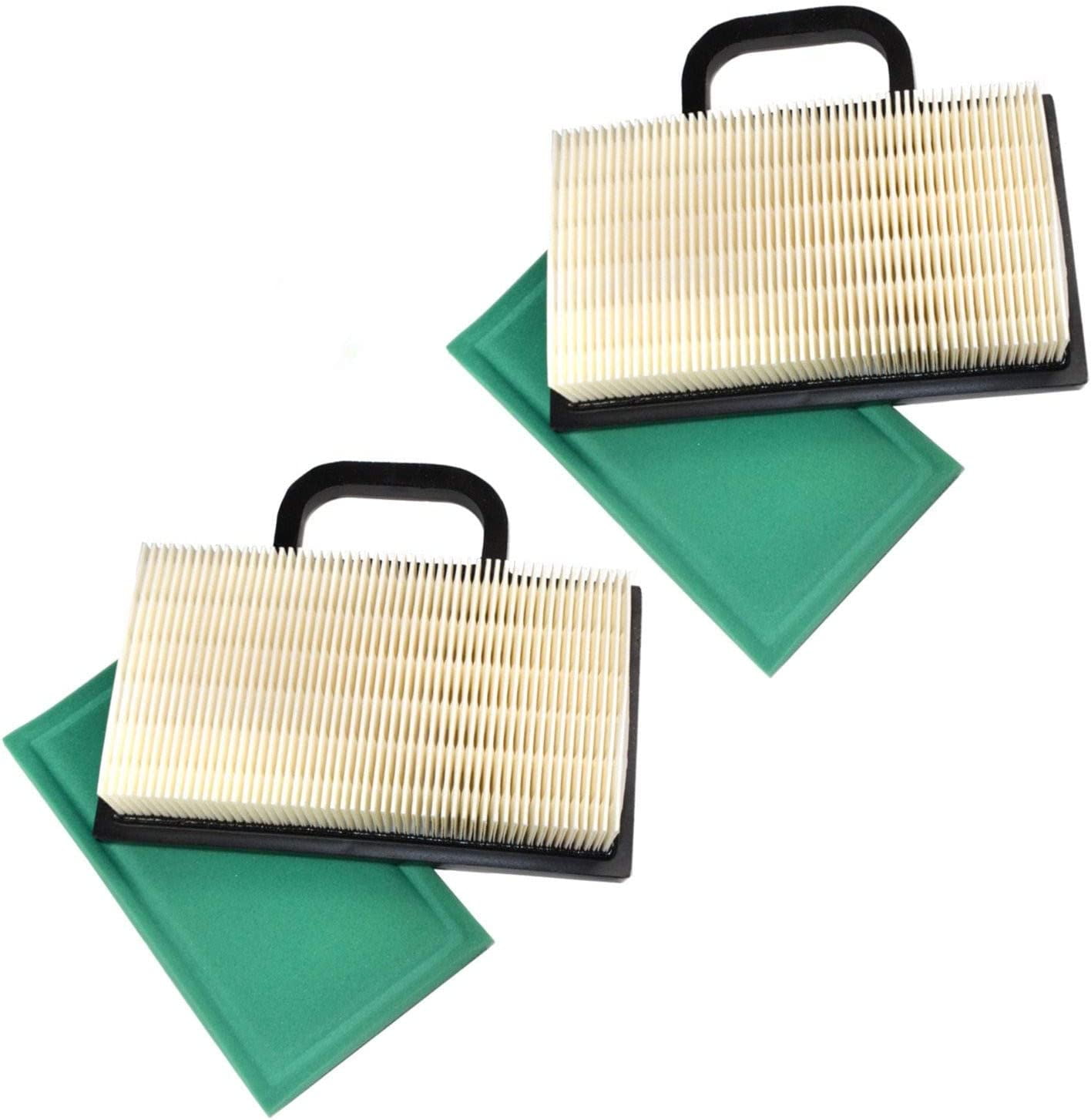HQRP 2-pack Flat Air Filter w/ Prefilter for Briggs & Stratton 792101 ...