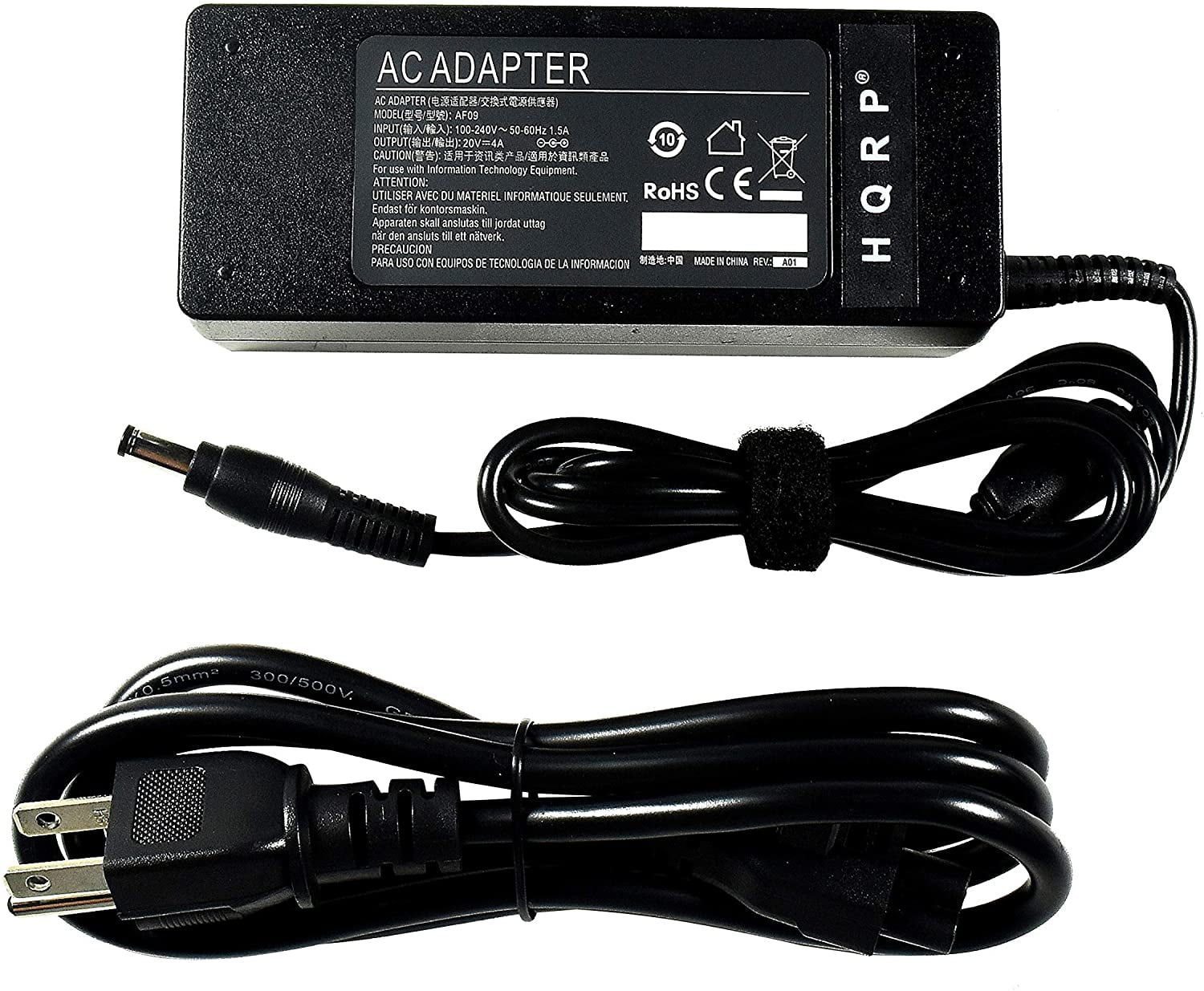HQRP 20V 4A AC Adapter Compatible with Boombox Portable Speaker ADS ...