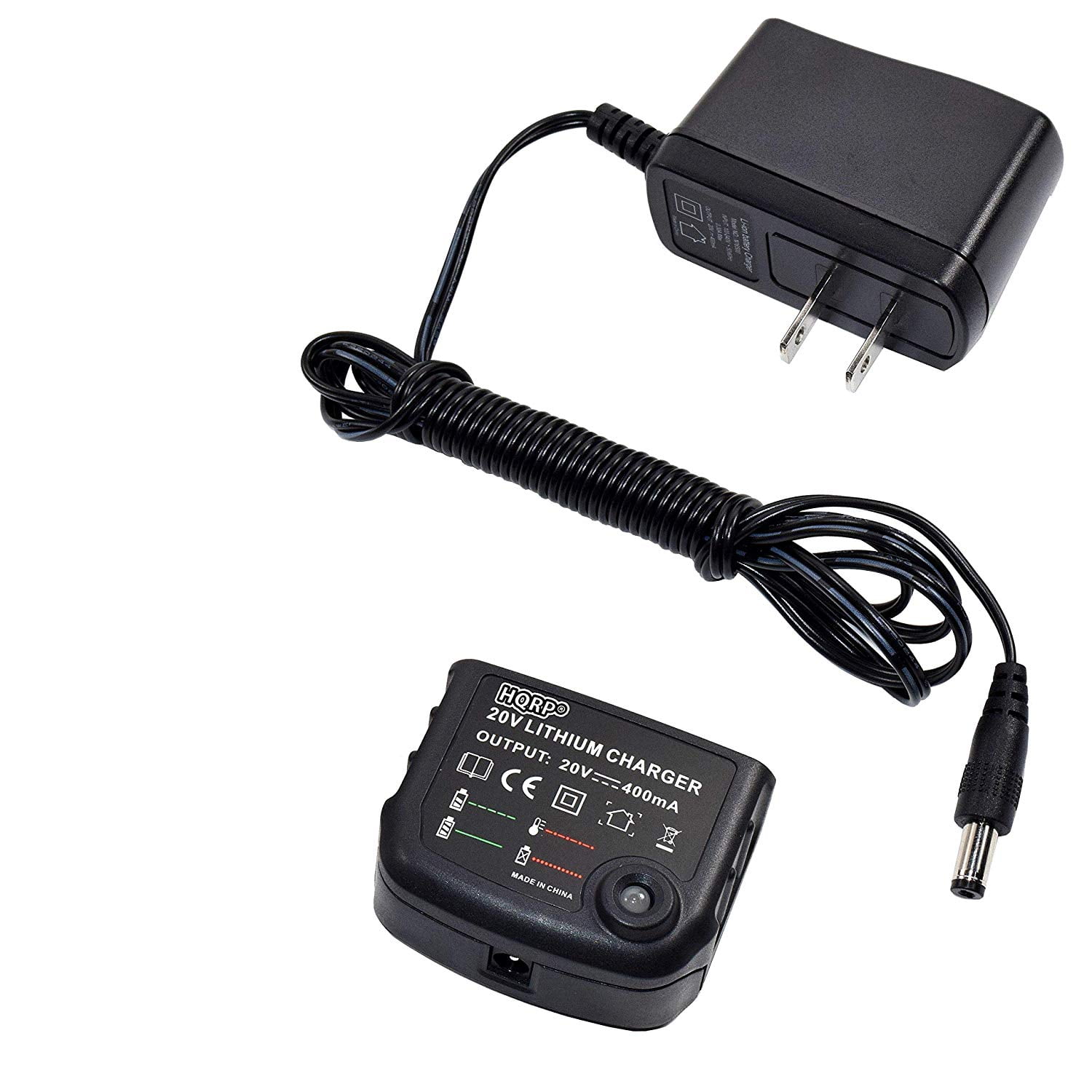 HQRP 20V Li-Ion Battery Charger fits Black and Decker LPP120 LPP120B ...