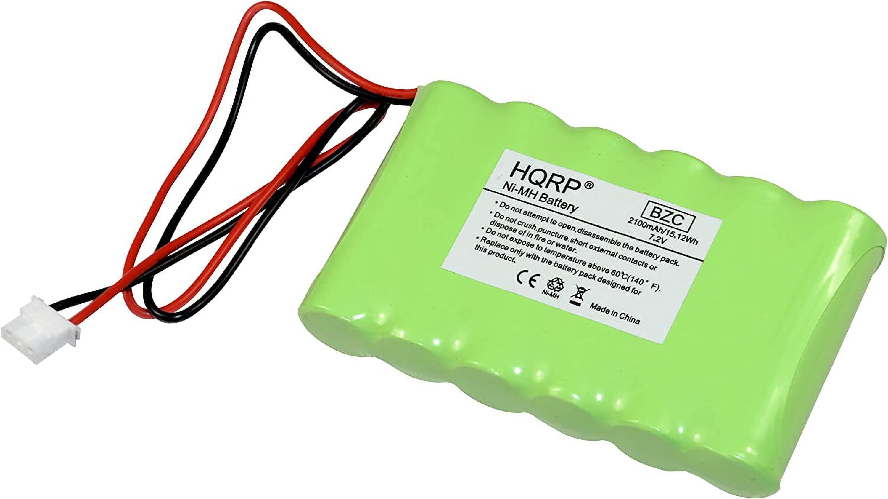 HQRP 2100mAh High Capacity Backup Battery for Ademco Honeywell LYNXR-2 ...