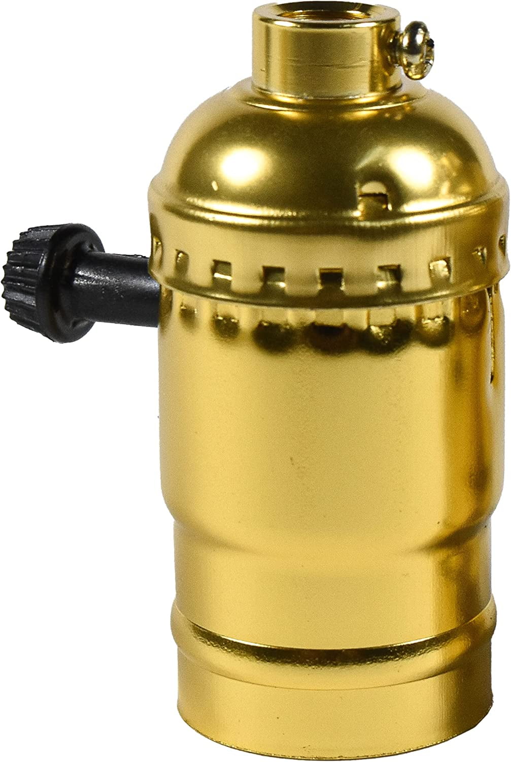 HQRP 3-Way Lamp Socket, Bulb Light Holder E26 Type 1/8 inch Pipe Thread ...