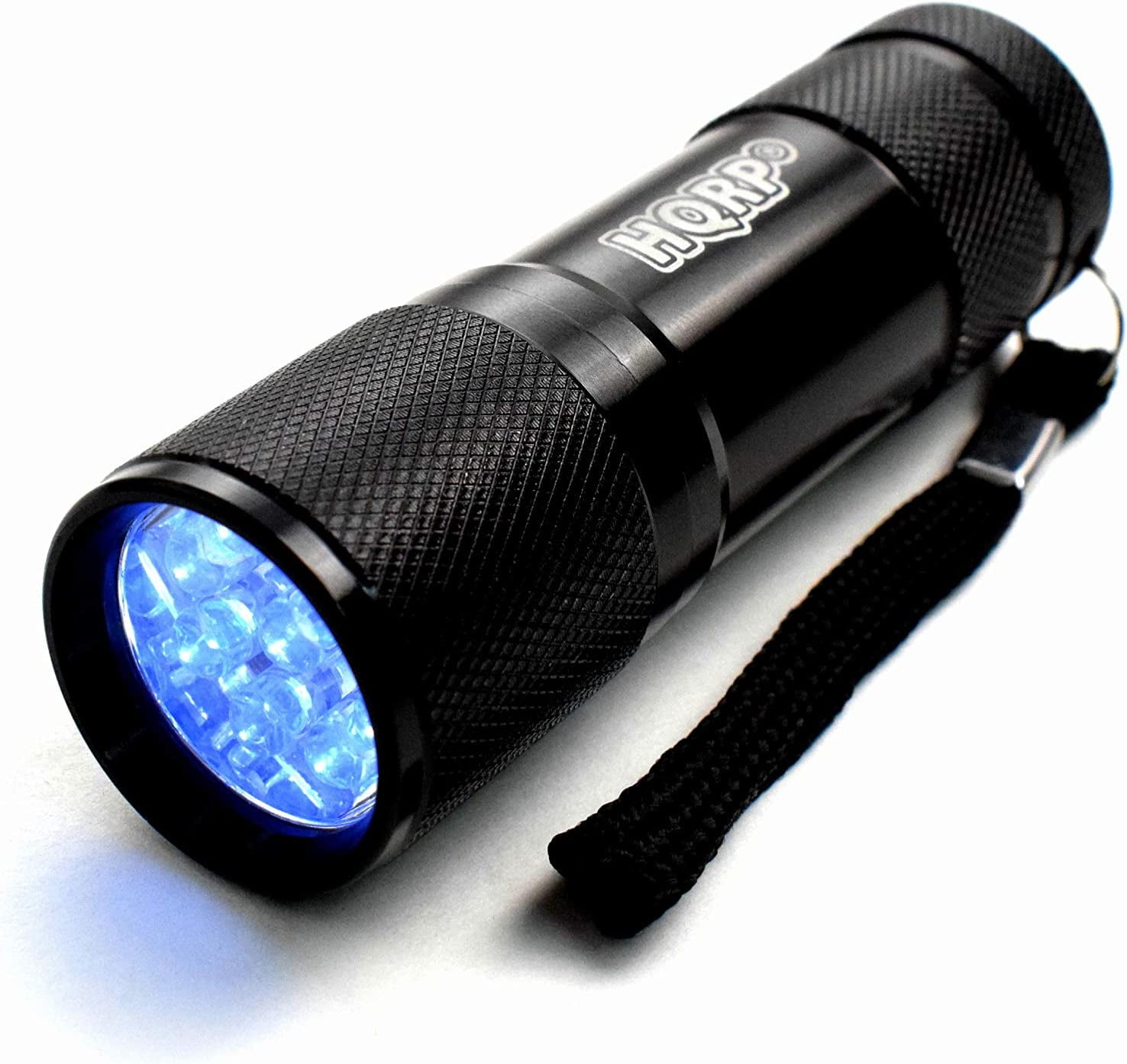HQRP 365 nM 9 UV LED Ultraviolet Inspection / Detection / Identification Flashlight Blacklight ...
