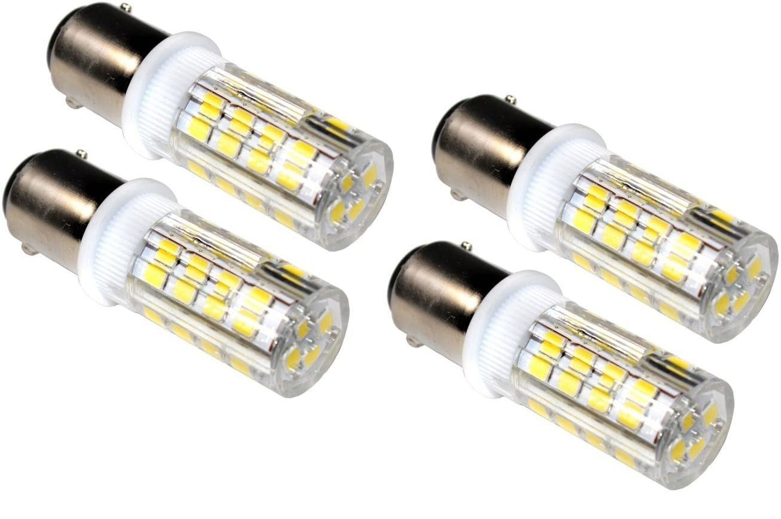 HQRP 4-Pack 120V LED Light Bulb Cool White compatible with Craftsman ...
