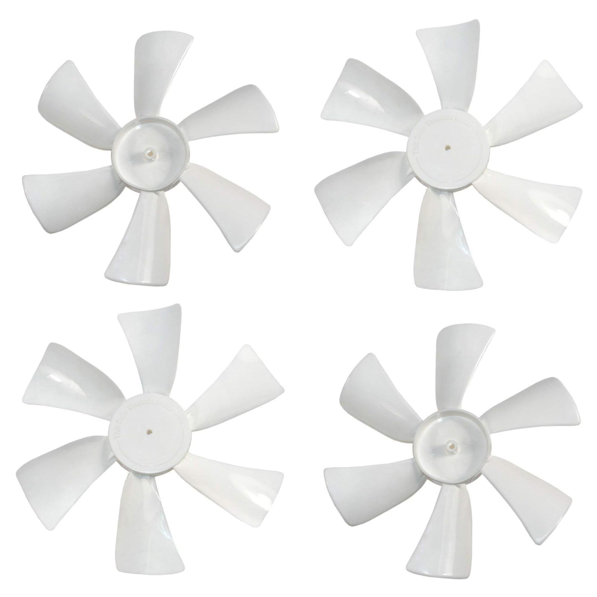 HQRP 4-Pack 6" Fan Blades 3/32" D-Bore Replacement for Jensen 12V Roof ...
