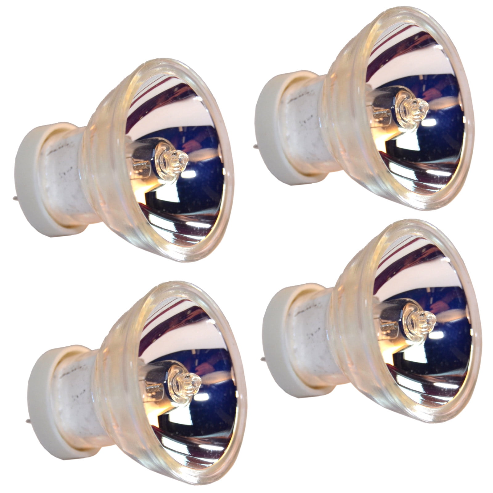 HQRP 4-Pack 64617 / JCR / M12V75W/HO 12V 75W MR11 Shape G5.3-4.8 Base ...