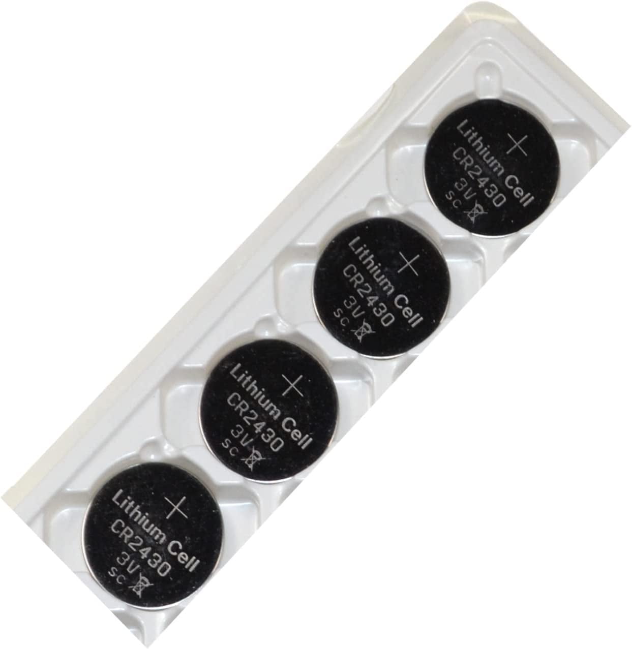HQRP 4-Pack Coin Lithium Battery for Volvo Key Remote First S80 07-V70 ...