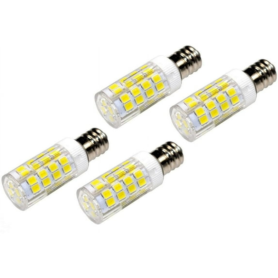 HQRP 4-Pack E12 110V LED Light Bulb Cool White for Elna 100/200 / 220 ...