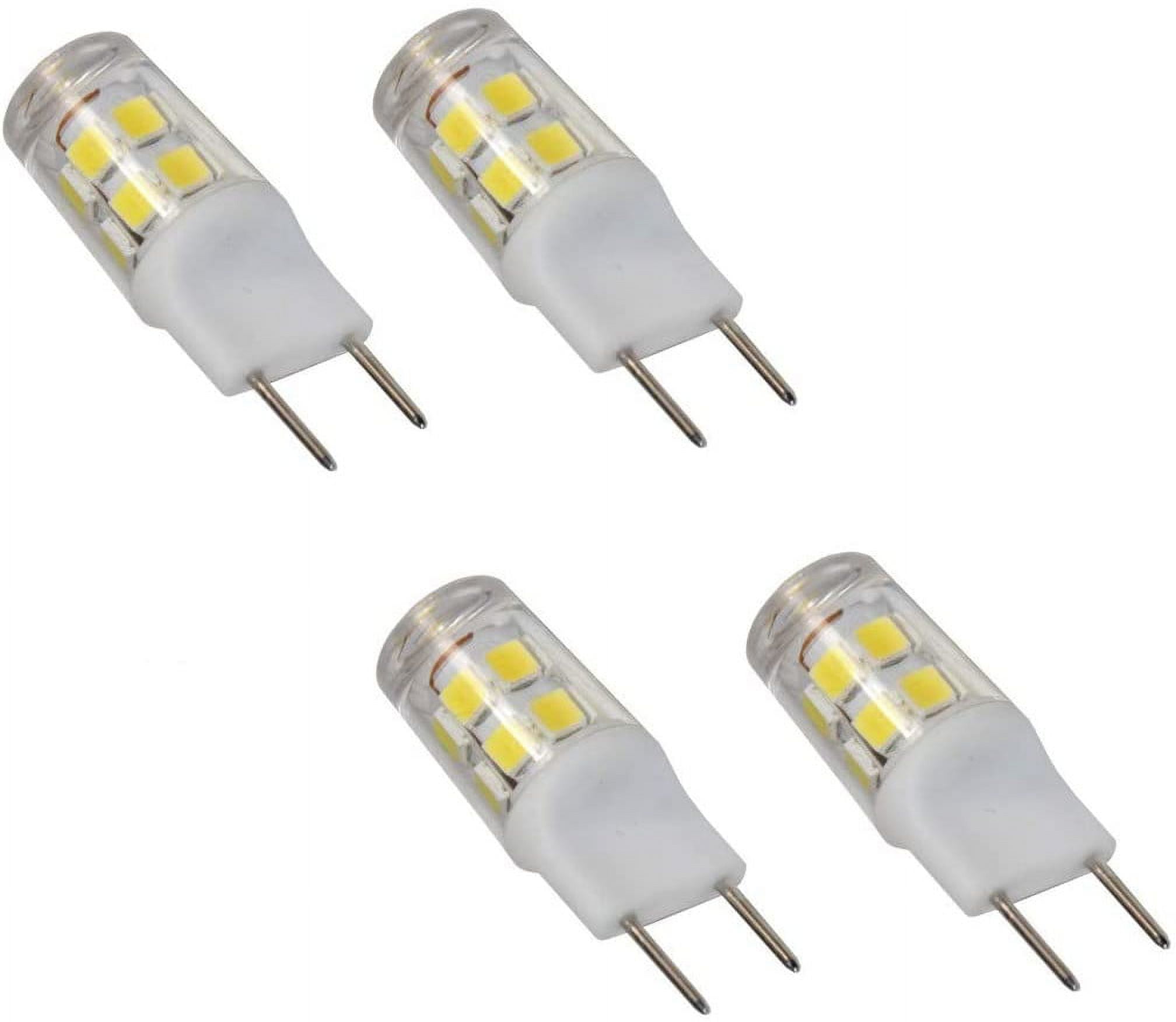 HQRP 4-Pack G8 Bi-Pin 17 LEDs Light Bulb SMD 2835 Cool White for ...