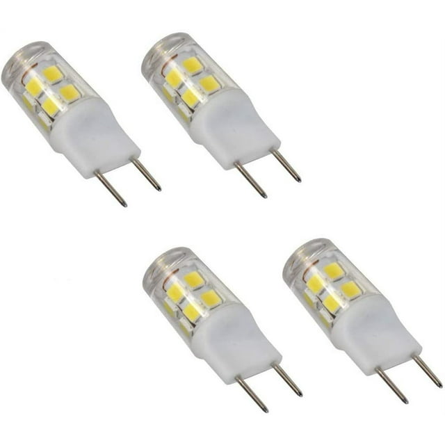 HQRP 4-Pack G8 Bi-Pin 17 LEDs Light Bulb SMD 2835 Cool White for ...