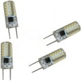 HQRP 4-Pack G8 Bi-Pin 40 LEDs Light Bulb SMD 3014 Cool White for Accent ...