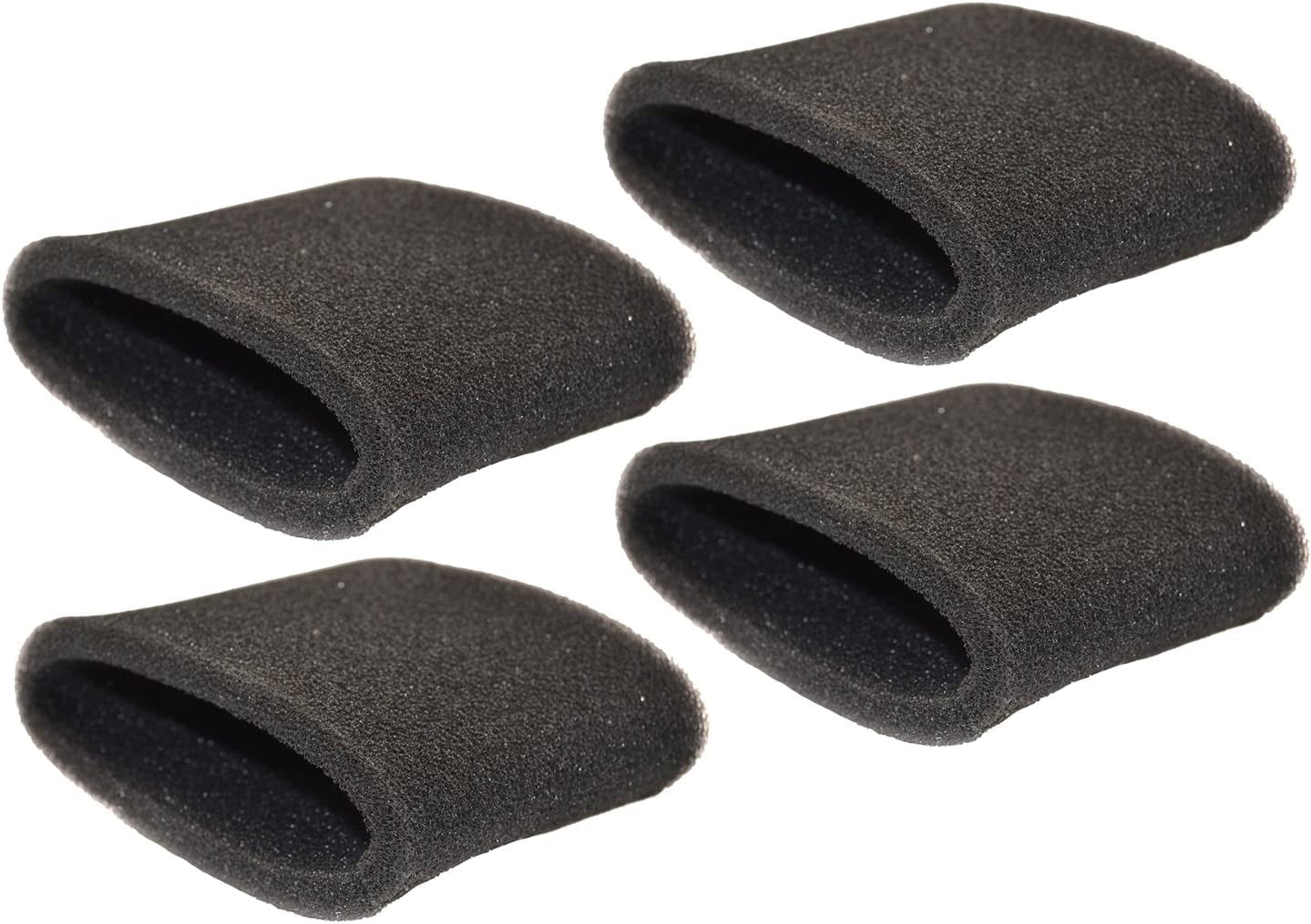 HQRP 4-Pack Small Foam Filter Sleeve Compatible with Shop-Vac 9052600 / ...