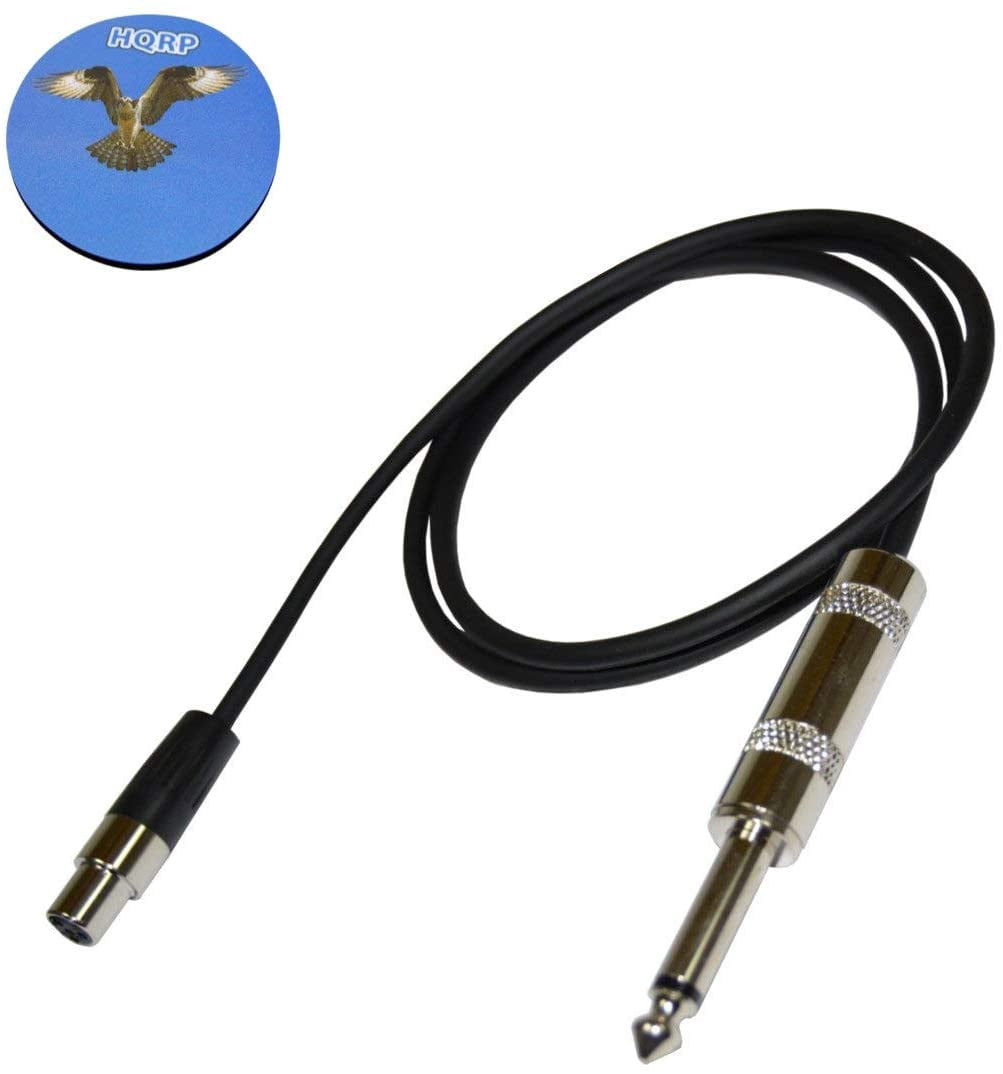 HQRP 4-Pin Mini Connector (TA4F) to 1/4-Inch Connector Adapter Cable ...