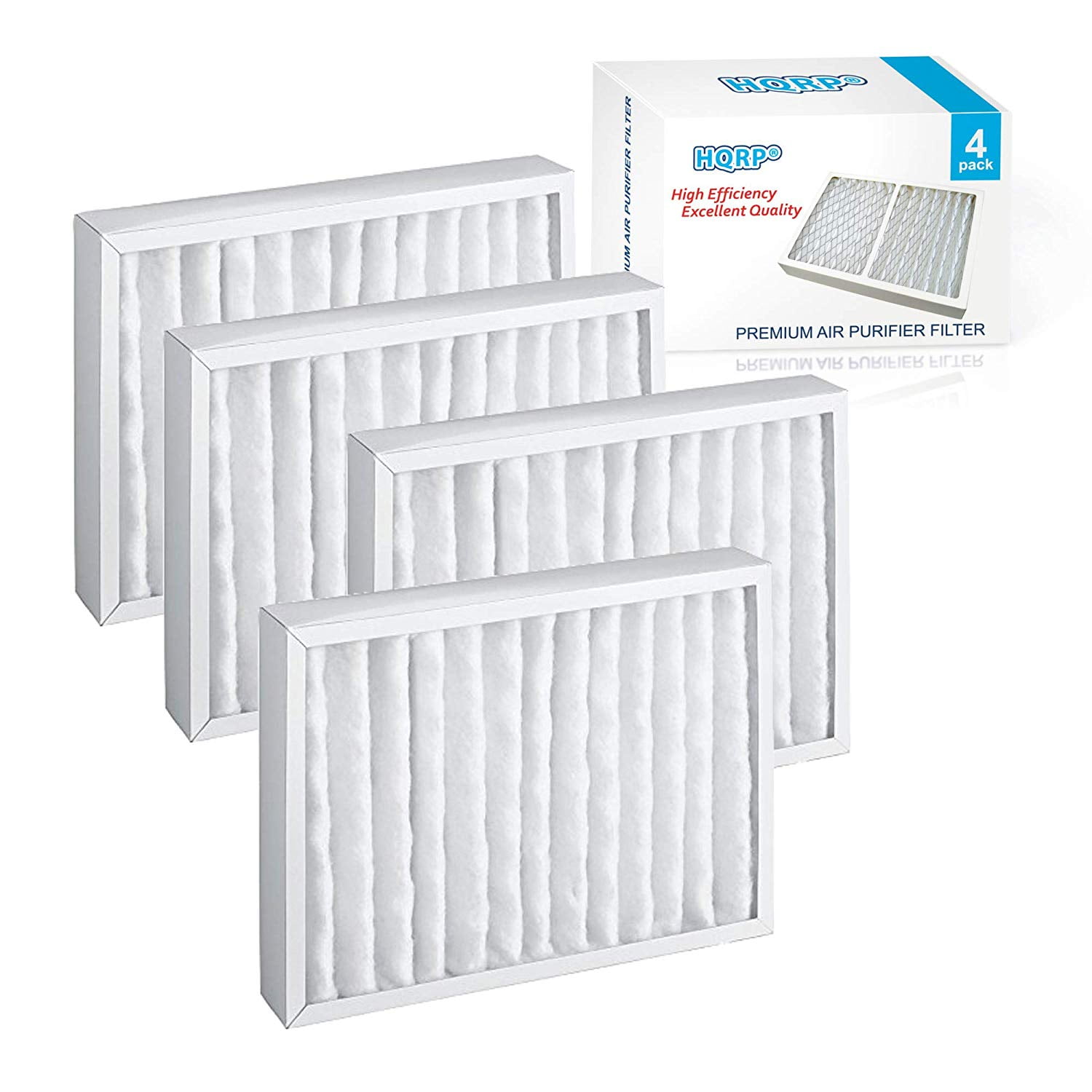 HQRP 4-pack Air Cleaner Filter for Hunter HEPAtech 30060, 30061, 30126 ...