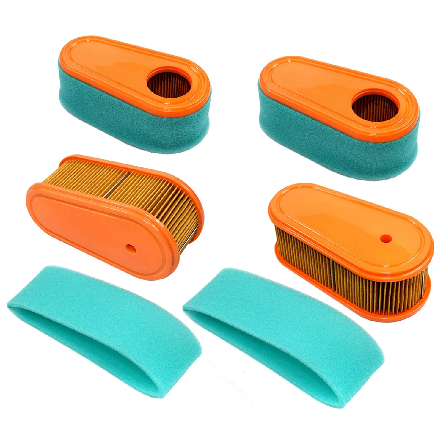 HQRP 4-pack Air Filter Kit (Cartridge & Pre-Cleaner) for Cub Cadet ...