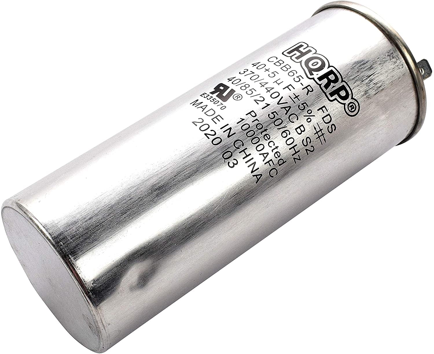 HQRP 40uf+5uF 370-440V Dual Run Capacitor AC Electric Motor Start HVAC Blower Compressor Pump ...