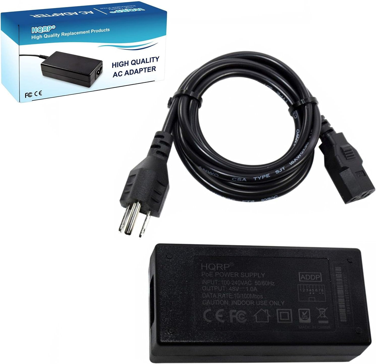 HQRP 48V Gigabit POE Injector IEEE 802.3AT for Engenius EAP1750H ...
