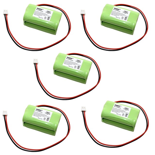 HQRP 5-Pack 4.8V Backup Battery for LED Exit Sign Emergency Lights ...