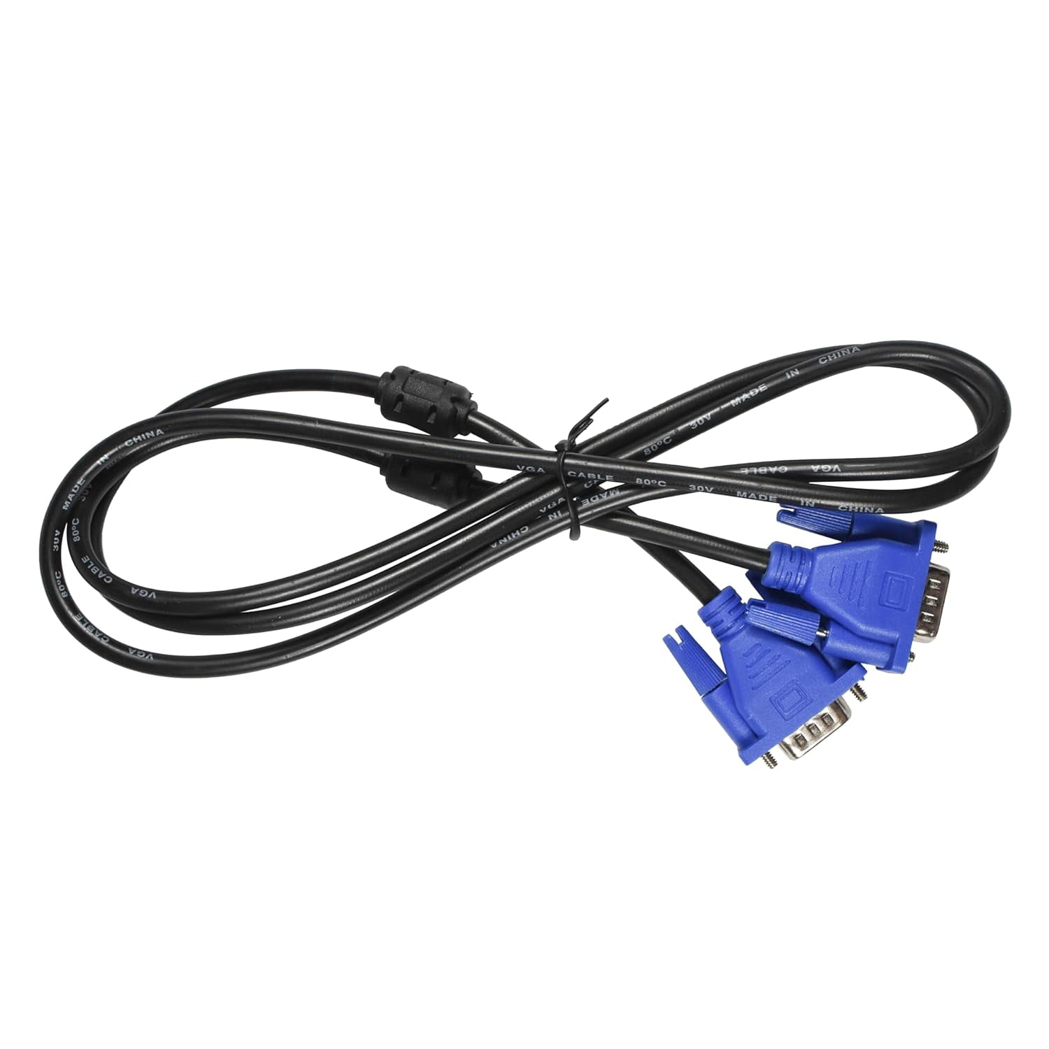 HQRP 5ft. 1.5m VGA / SVGA / Super VGA 15-pin HD15 (M/M) Cable / Cord ...