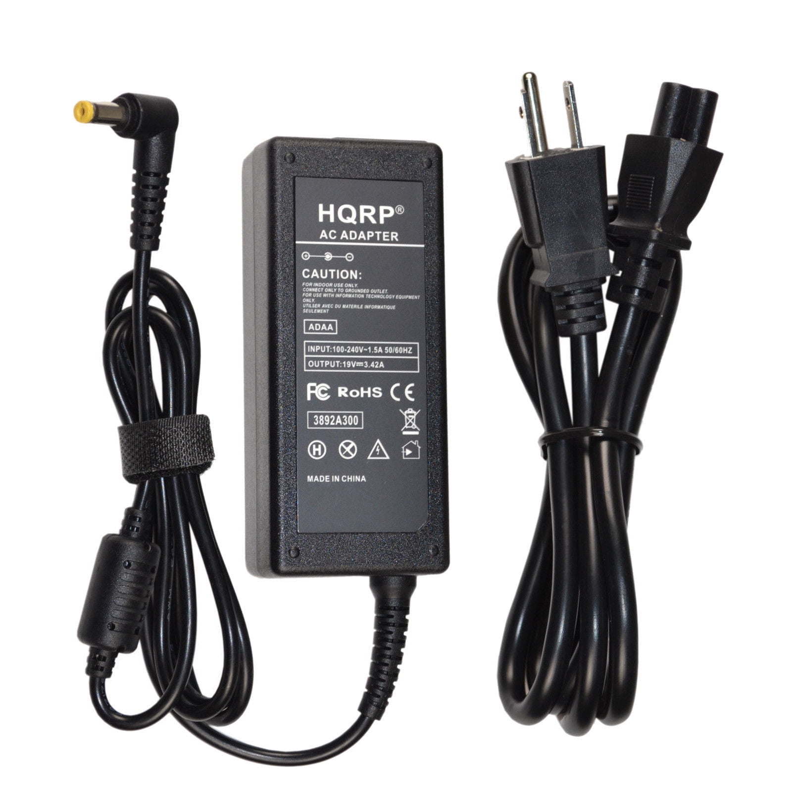 HQRP 65W AC Adapter Charger Power Supply Cord compatible with Gateway ...