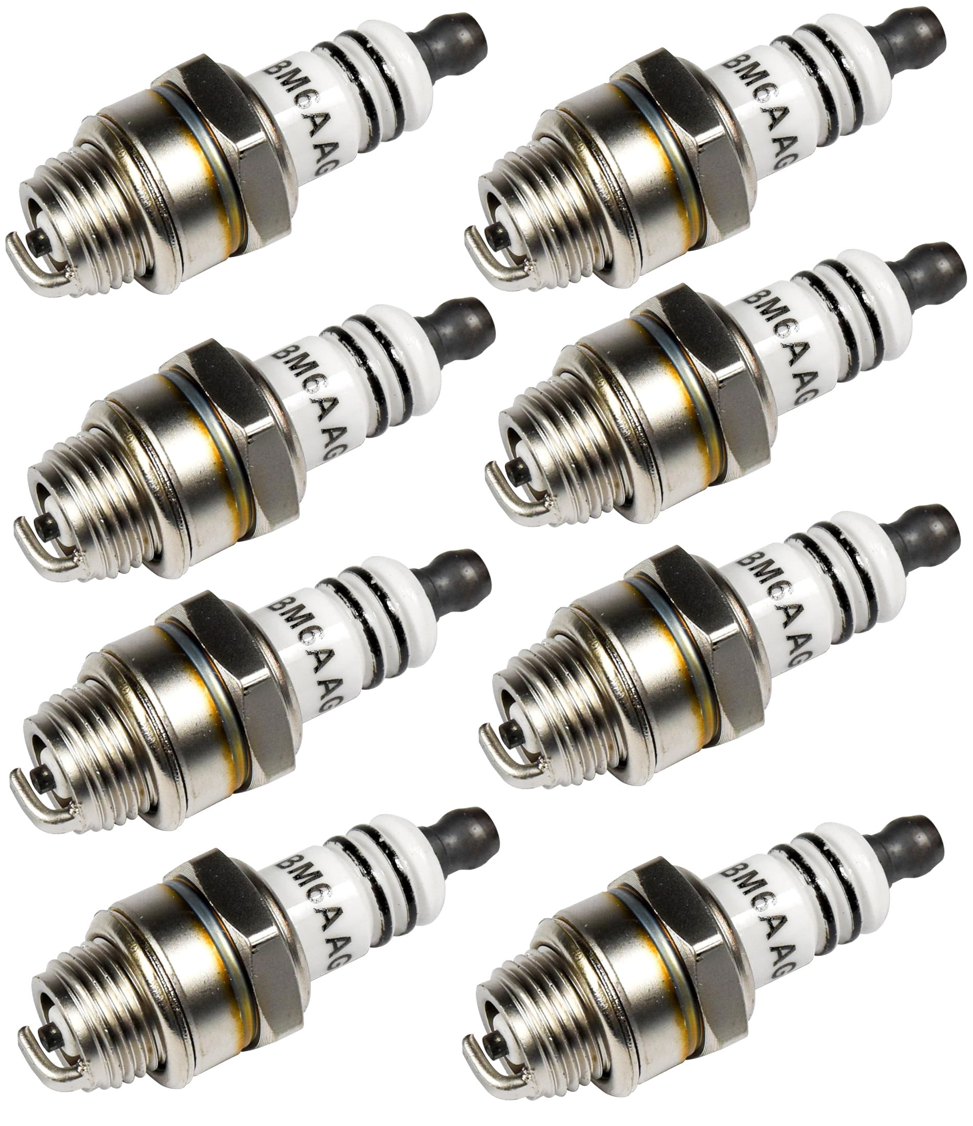 HQRP 8-Pack AGL Spark Plug Replace for NGK BM6A 6021/5921 Spark Plug ...