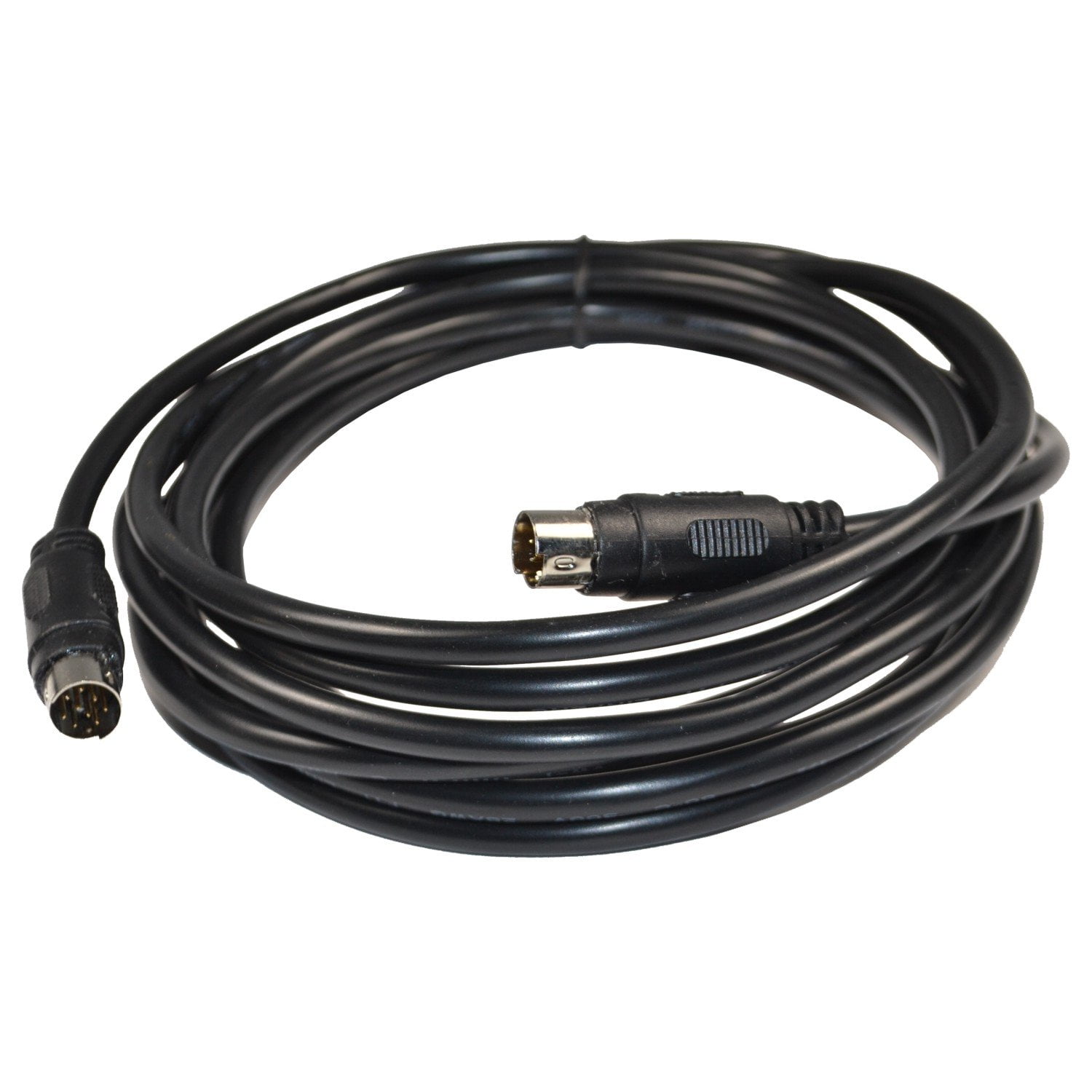 HQRP 9-pin Mini-DIN Male to 9-pin Mini-DIN Male (M/M) Audio Input Cable ...