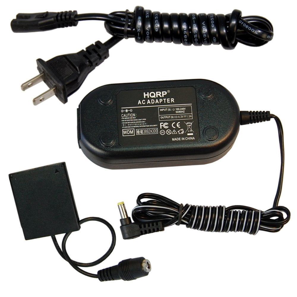 HQRP AC Adapter for Canon PowerShot SX410 IS, IXUS 170, ELPH 350 HS ...