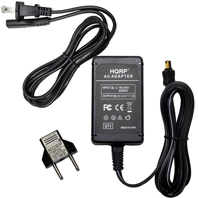 HQRP AC Adapter / Power Supply compatible with Sony CyberShot DSC-P200, DSC-P150, DSC-P200/R ...