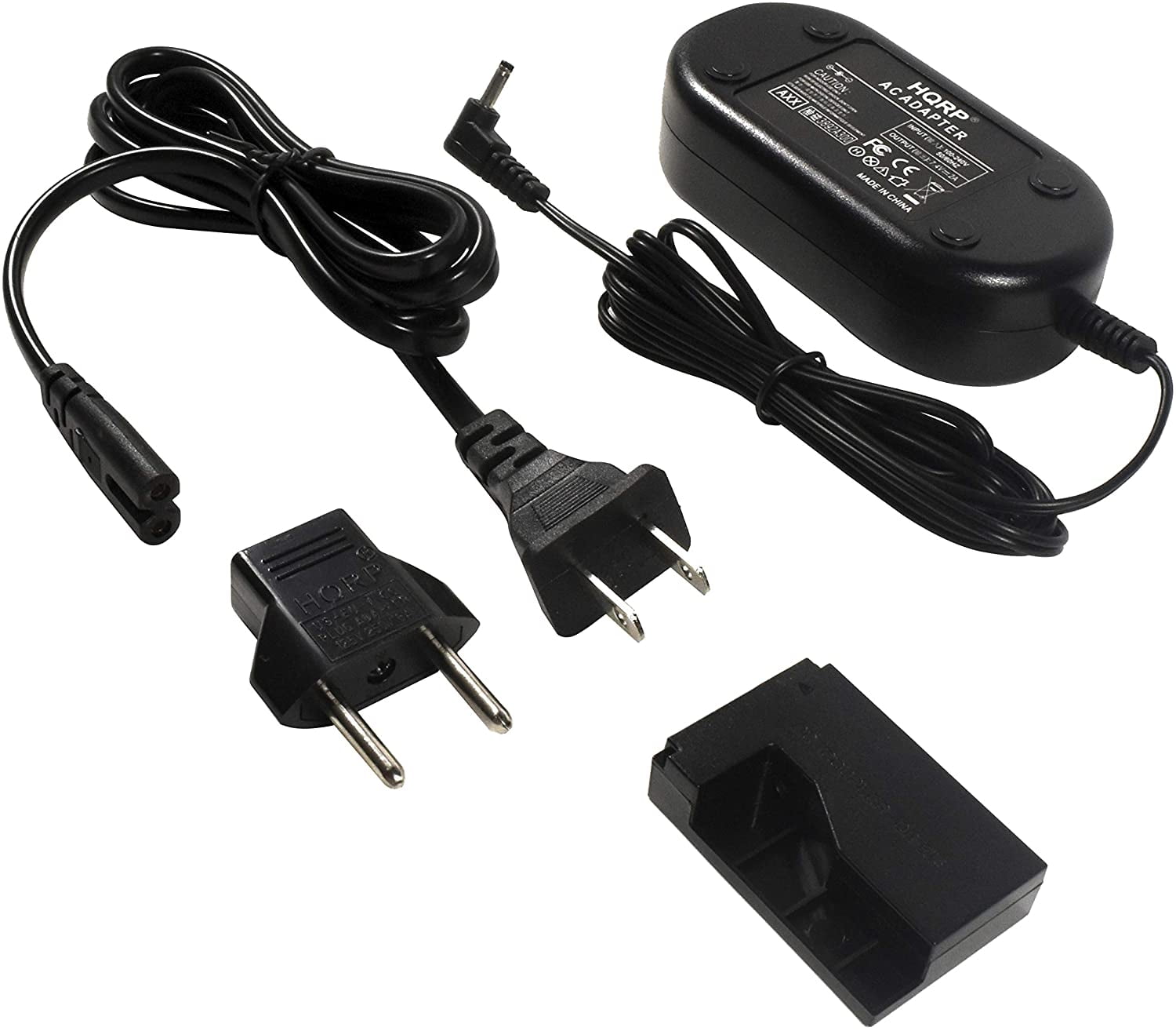 HQRP AC Adapter for Canon ACK-E15 EOS Rebel SL1, EOS 100D, EOS Kiss X7 ...