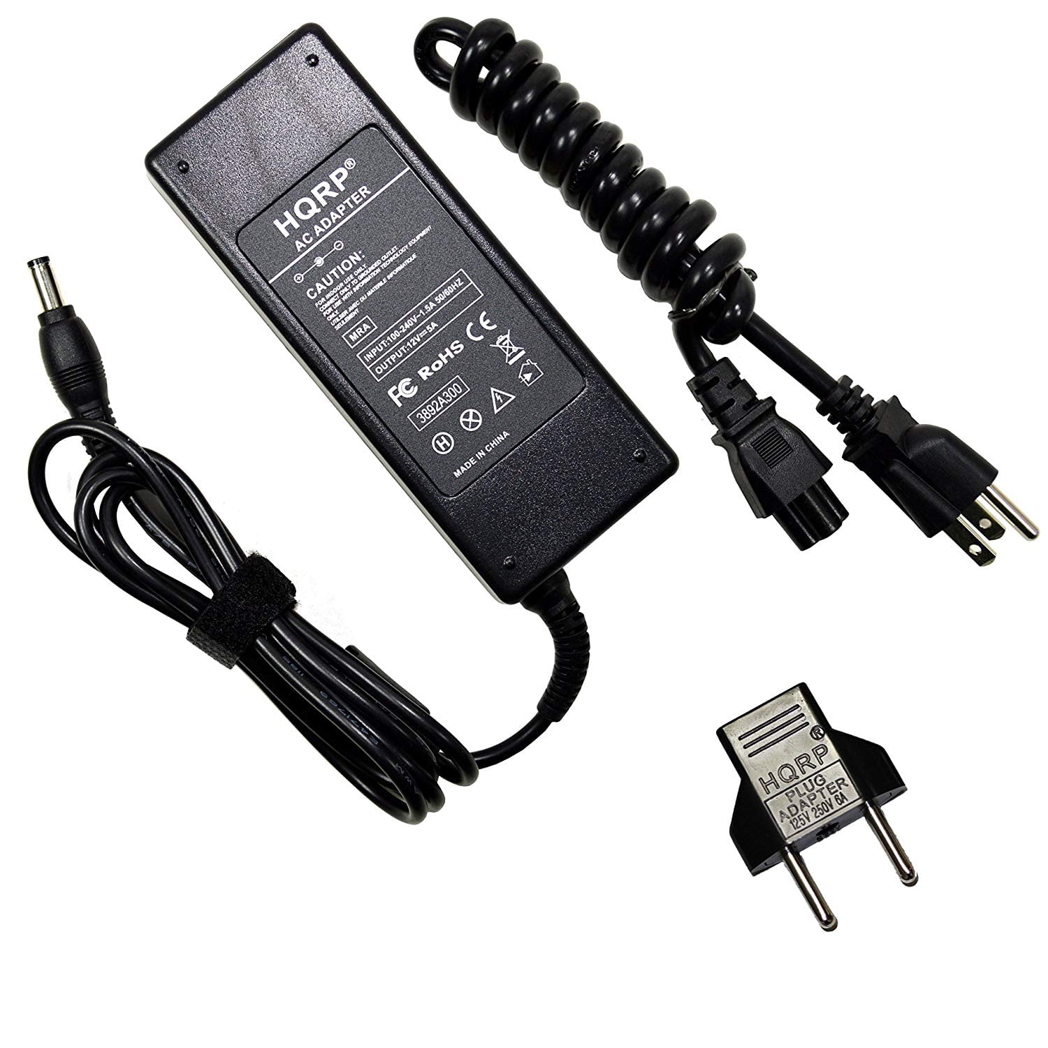 HQRP AC Adapter for Insignia HDAD36W101-AB NS-28D220NA16 NS-32DD310NA15 ...