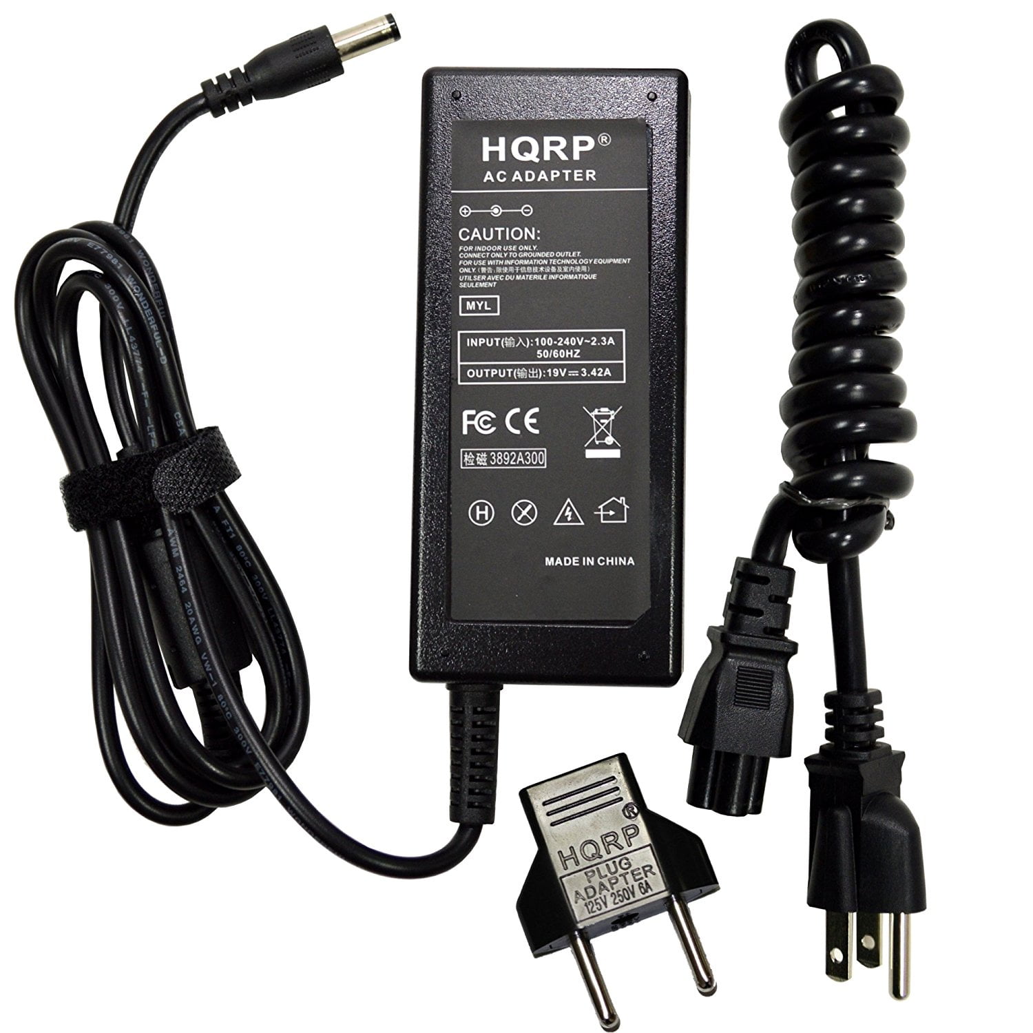HQRP AC Adapter for Insignia NS-32E440A13 32"" LCD LED TV Power Supply ...