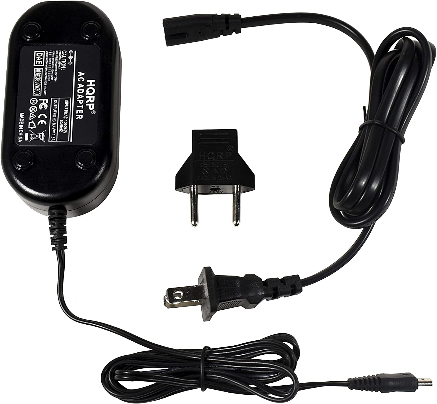 HQRP AC Power Adapter / Charger for Canon ZR850, ZR900, ZR930, ZR950 ...