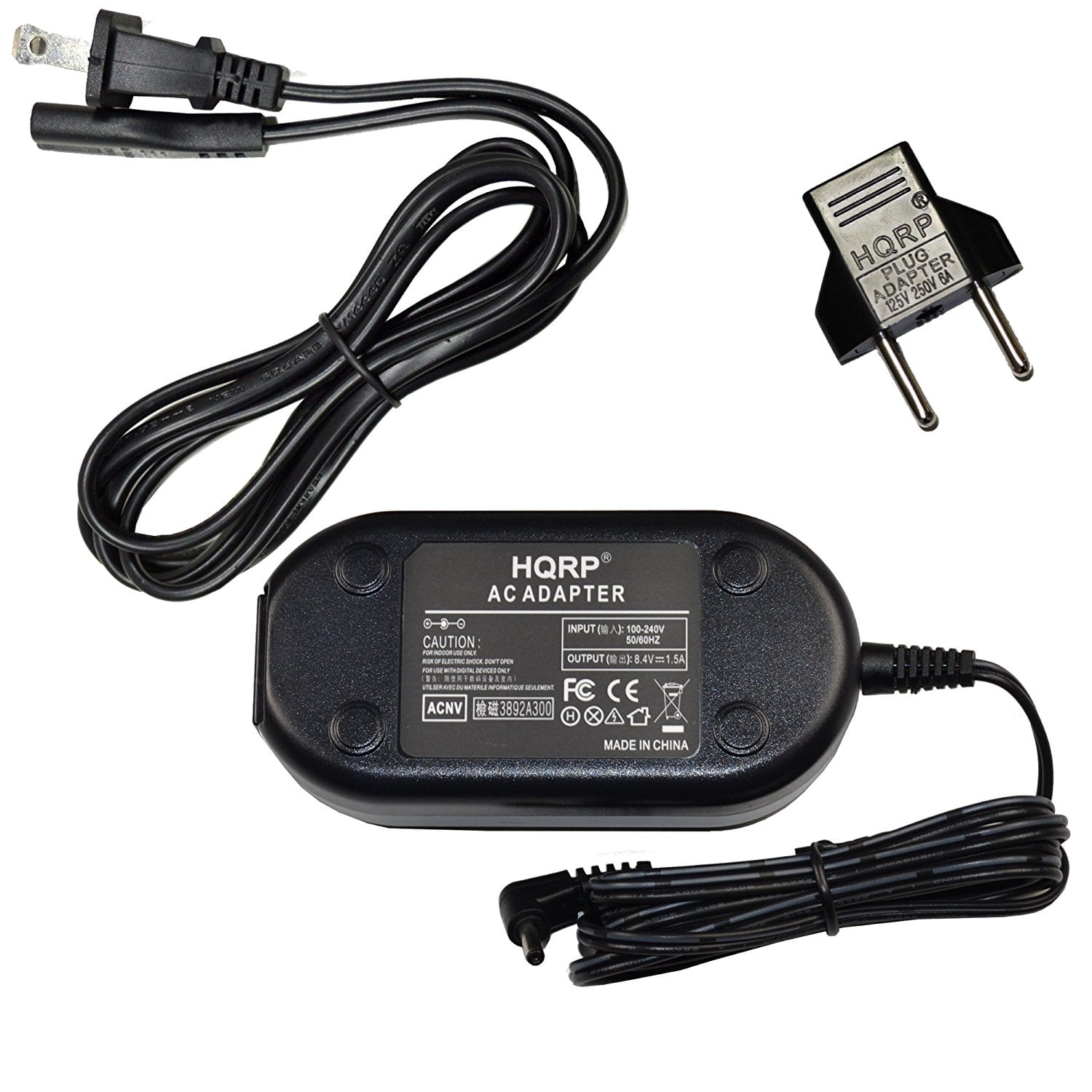 HQRP AC Power Adapter for Samsung SC-M51 / SCM51 Camcorder - (incl. USA ...