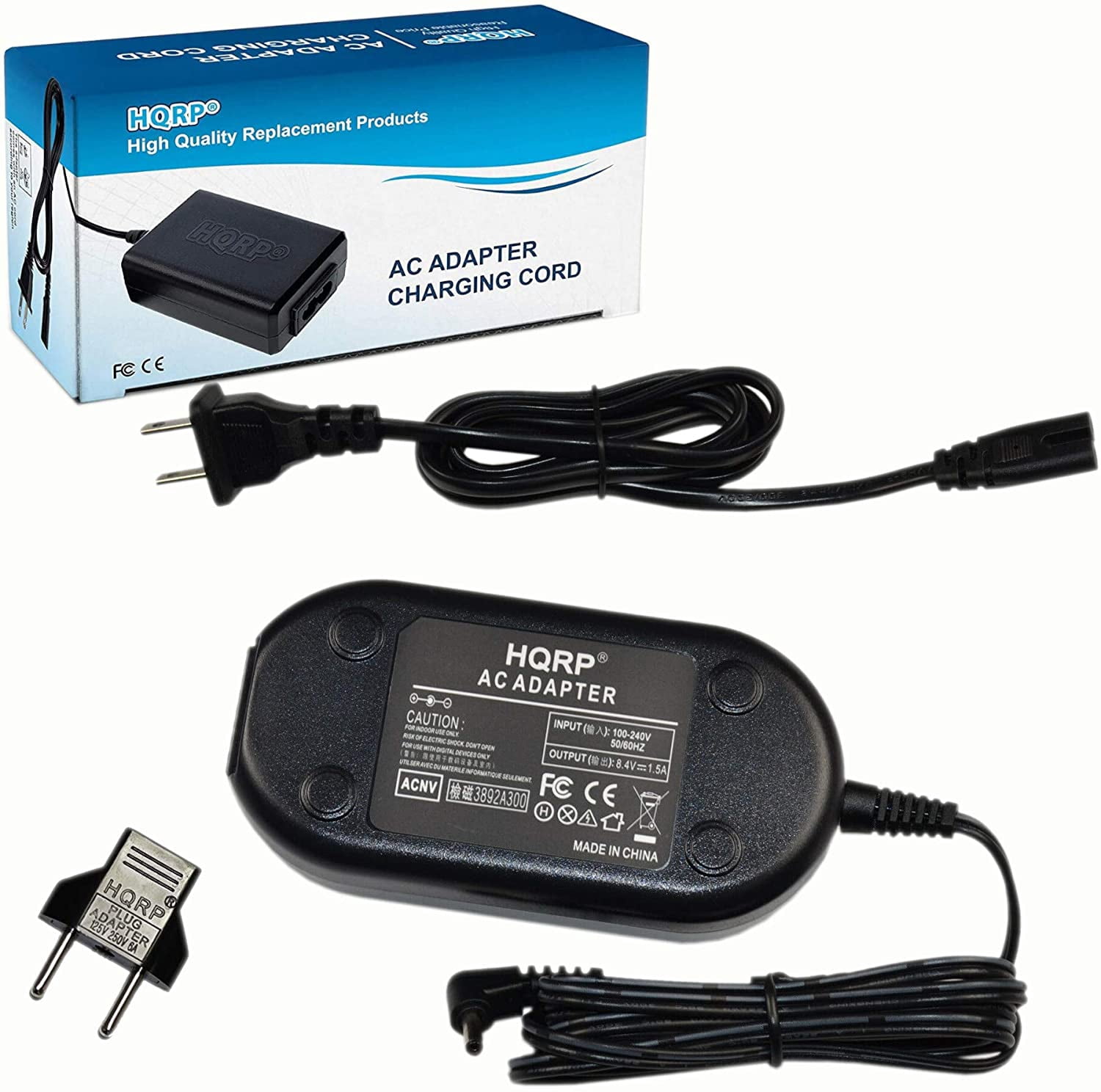 HQRP AC Power Adapter for Samsung VP-D55 VP-D60 VP-D63 VP-D65 SC-W71 ...