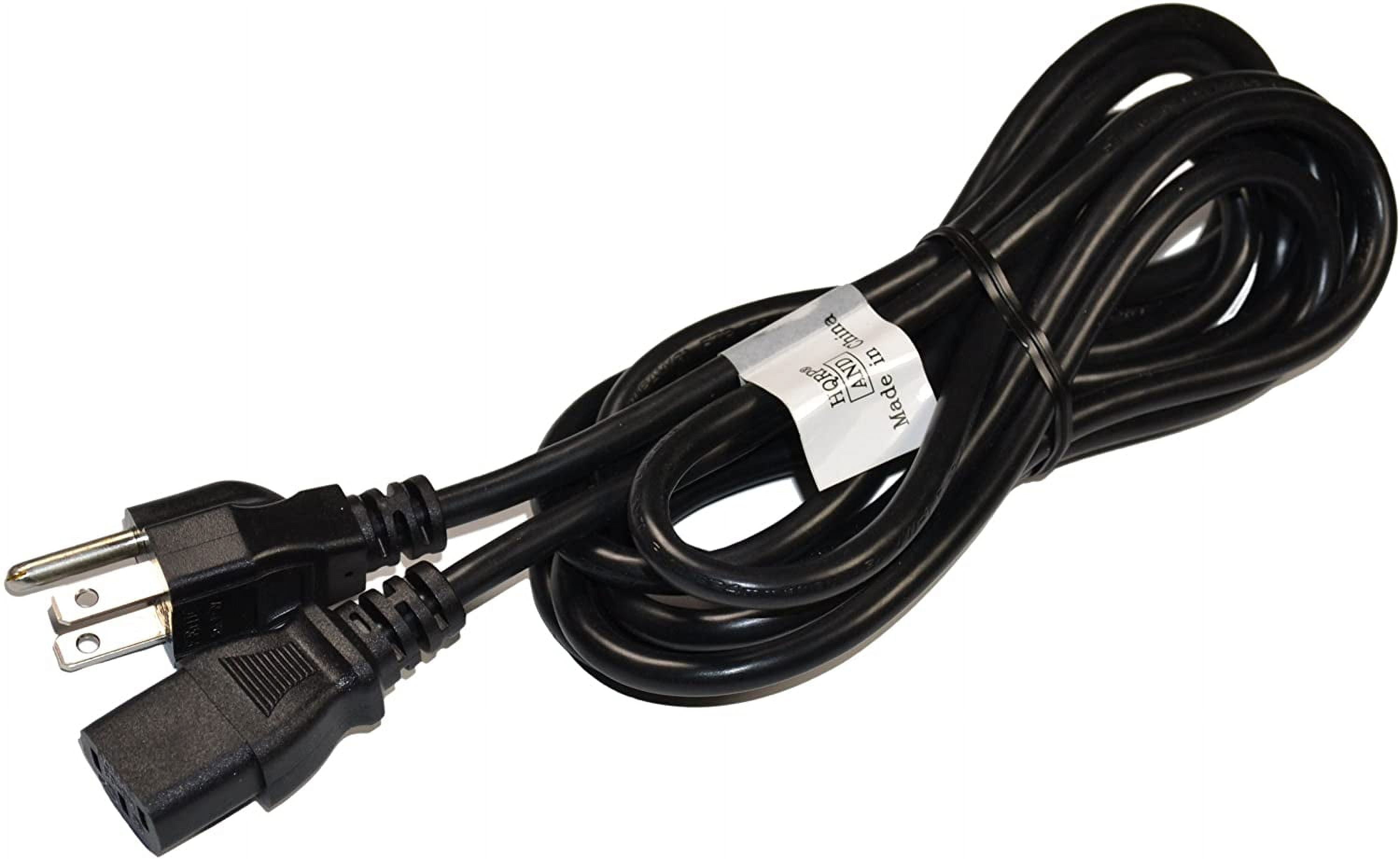 HQRP AC Power Cord for DYNEX DX-32L150A11 DX-37L150A11 DX-40L130A11 DX ...