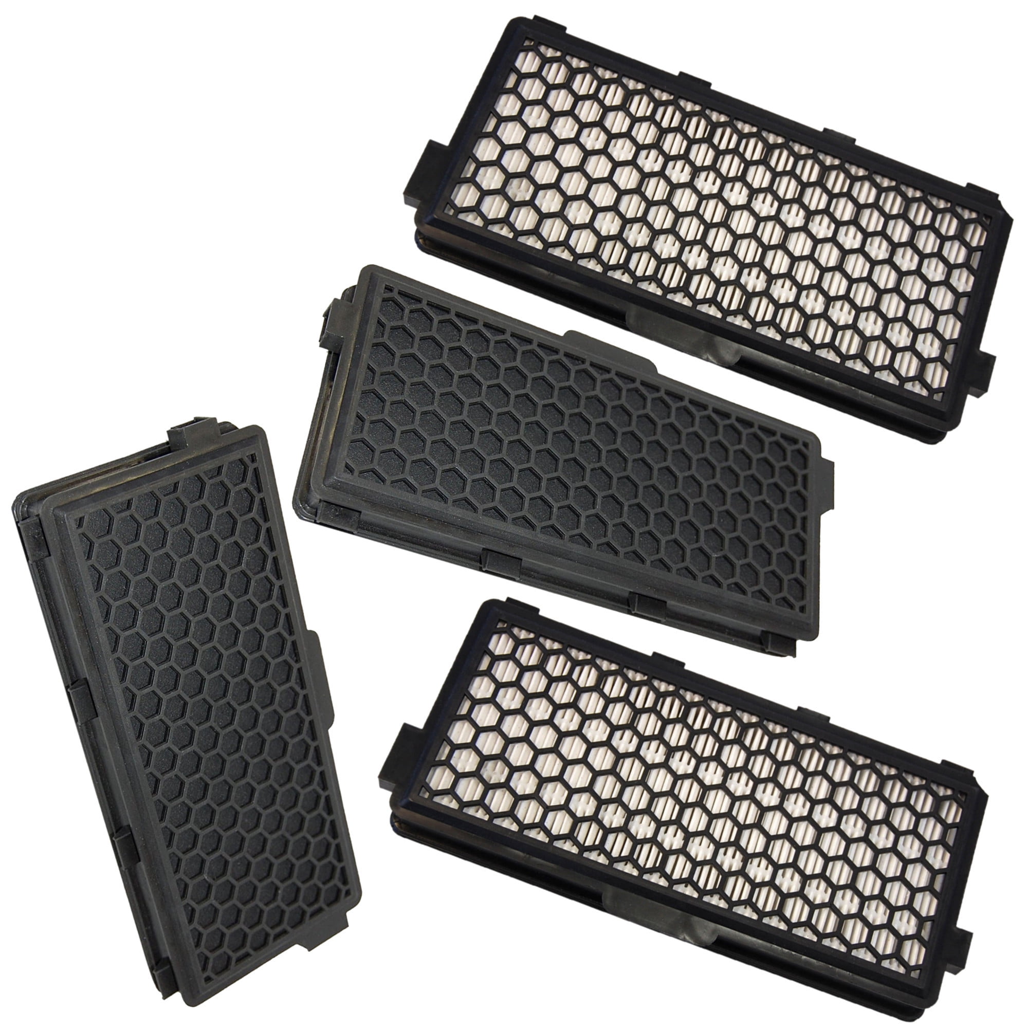 HQRP 4-Pack Active HEPA Filter for Miele SF-AH50, AirClean 50, Cleaner ...