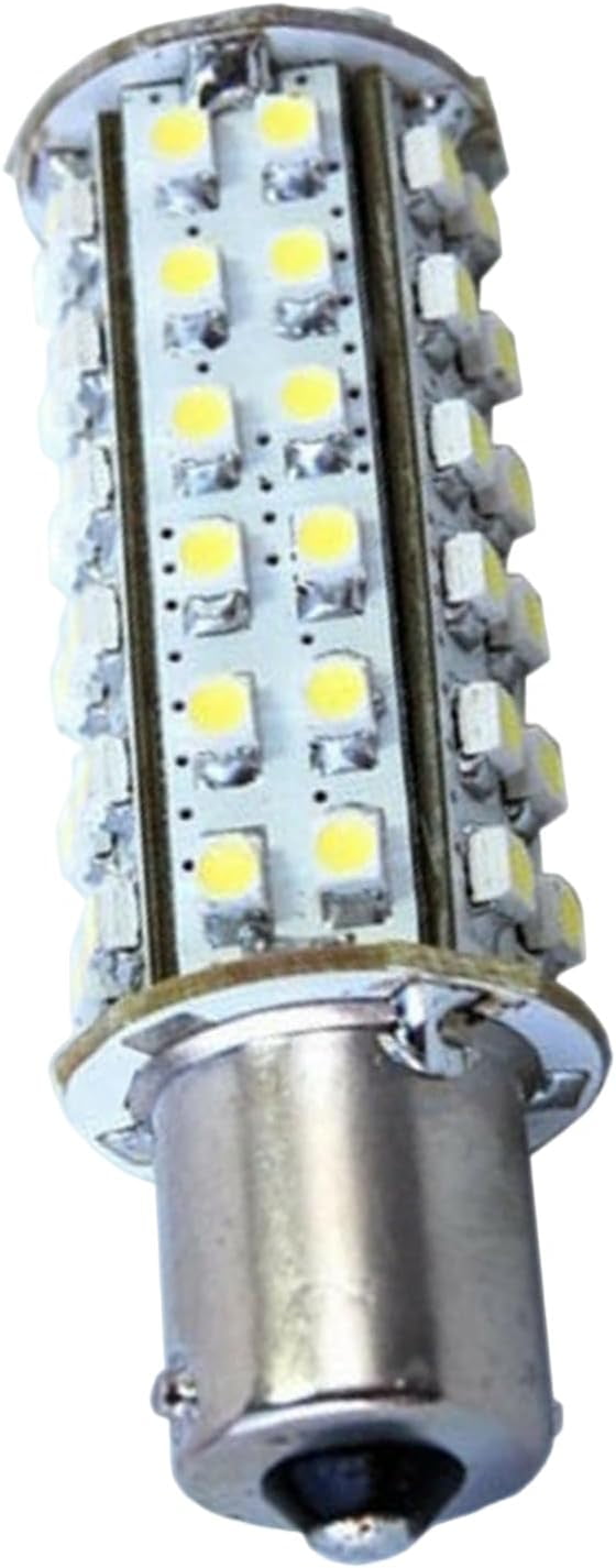 HQRP BA15s Bayonet Base 66 LEDs SMD 3528 LED Bulb Cool White 6300K ...