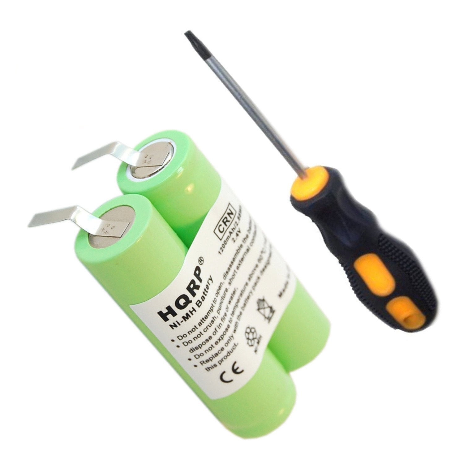 HQRP Battery fits Philips AT750, CC5060 Razor / Shaver + Screwdriver ...