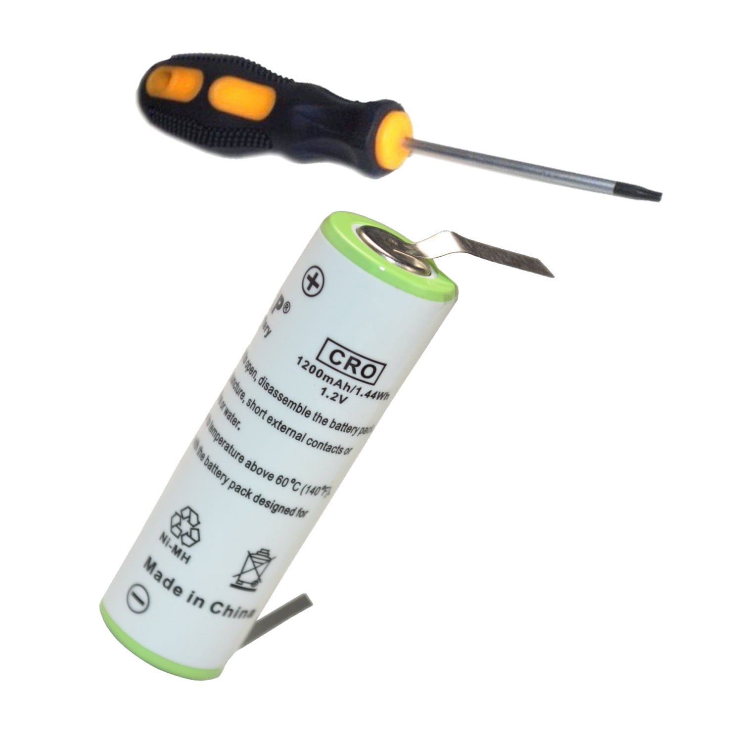 HQRP Battery for Remington M8221 RS6720 RS6943 Shaver plus Screwdriver ...