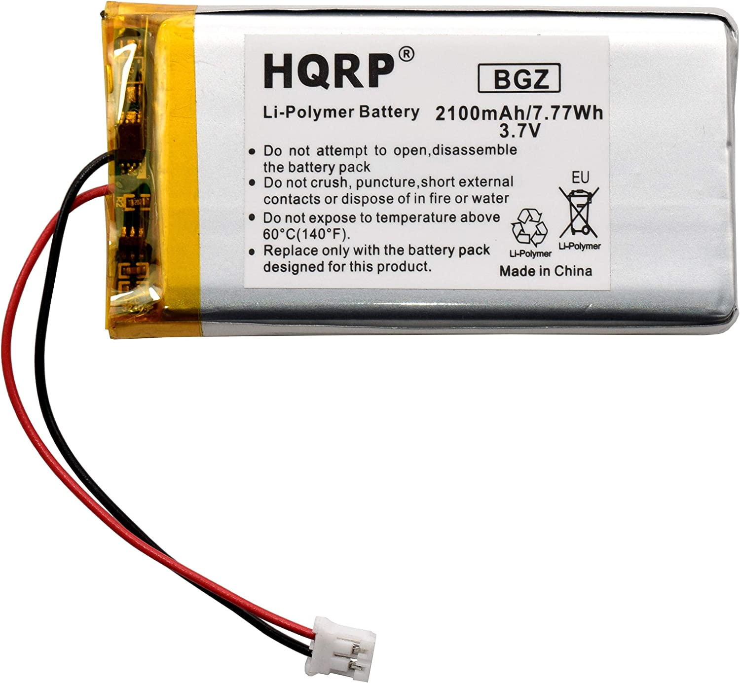 HQRP Battery for Uniden Guardian UDR744 UDR744HD UDR777HD UDR780HD ...
