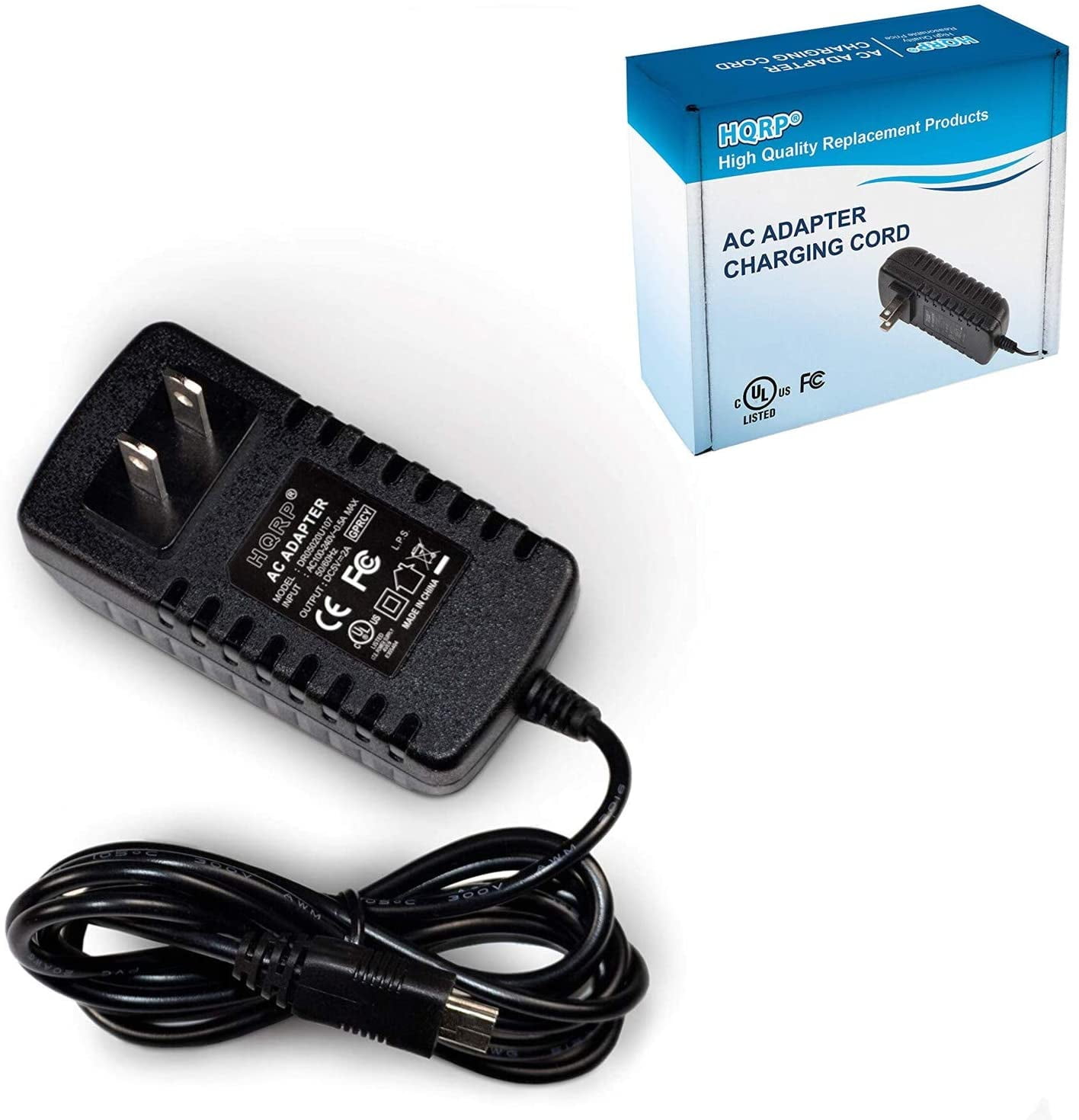 HQRP Charger AC Adapter for GOgroove SonaVERSE BX, BlueSYNC BX ...