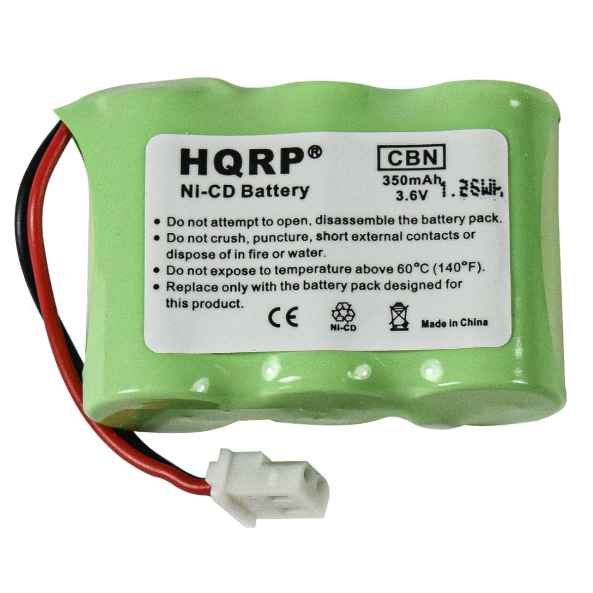 HQRP Cordless Phone Battery for Energizer ER-P154 / ERP154, ERP154GRN ...