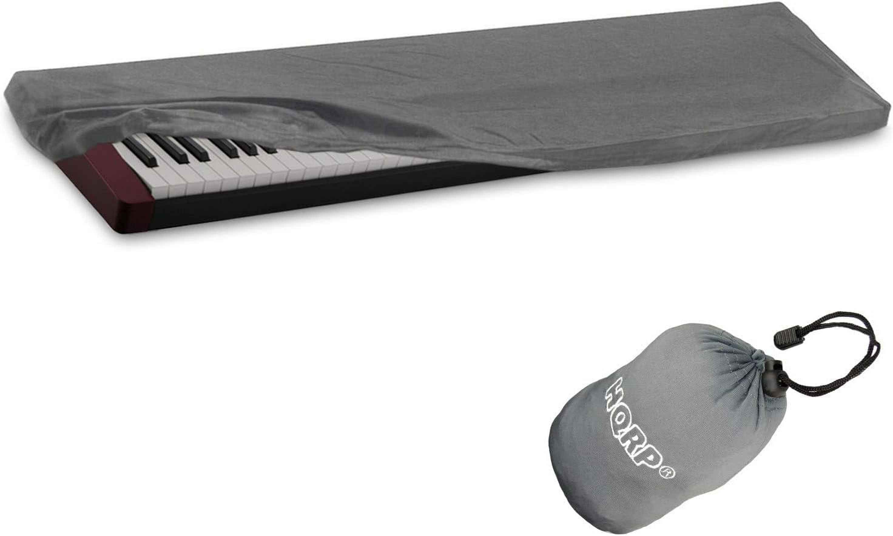 HQRP Elastic Dust Cover (Gray) Compatible with Yamaha CP-1 CP1 CP-33 CP ...