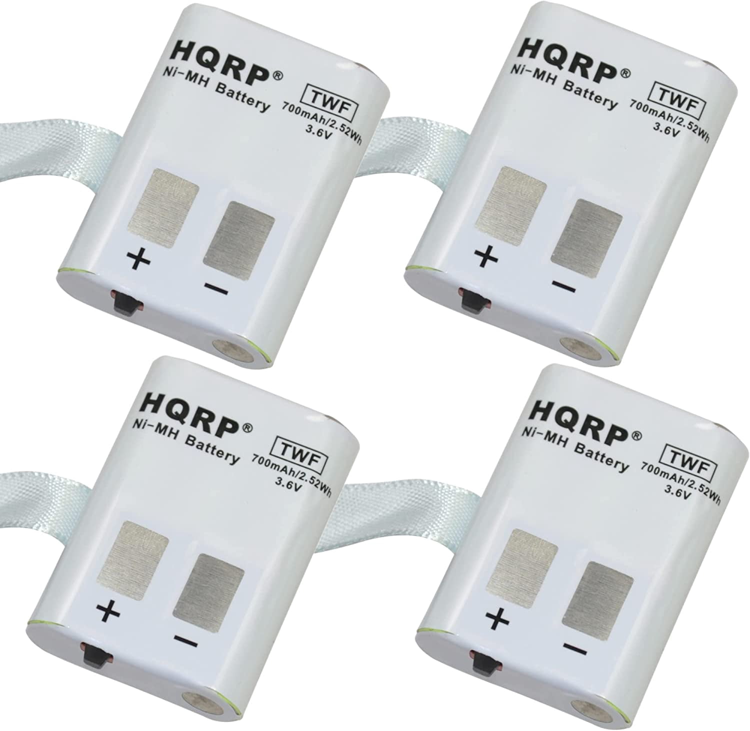 HQRP FOUR Batteries for Motorola M53617, KEBT-086-A, KEBT-086-B, KEBT ...