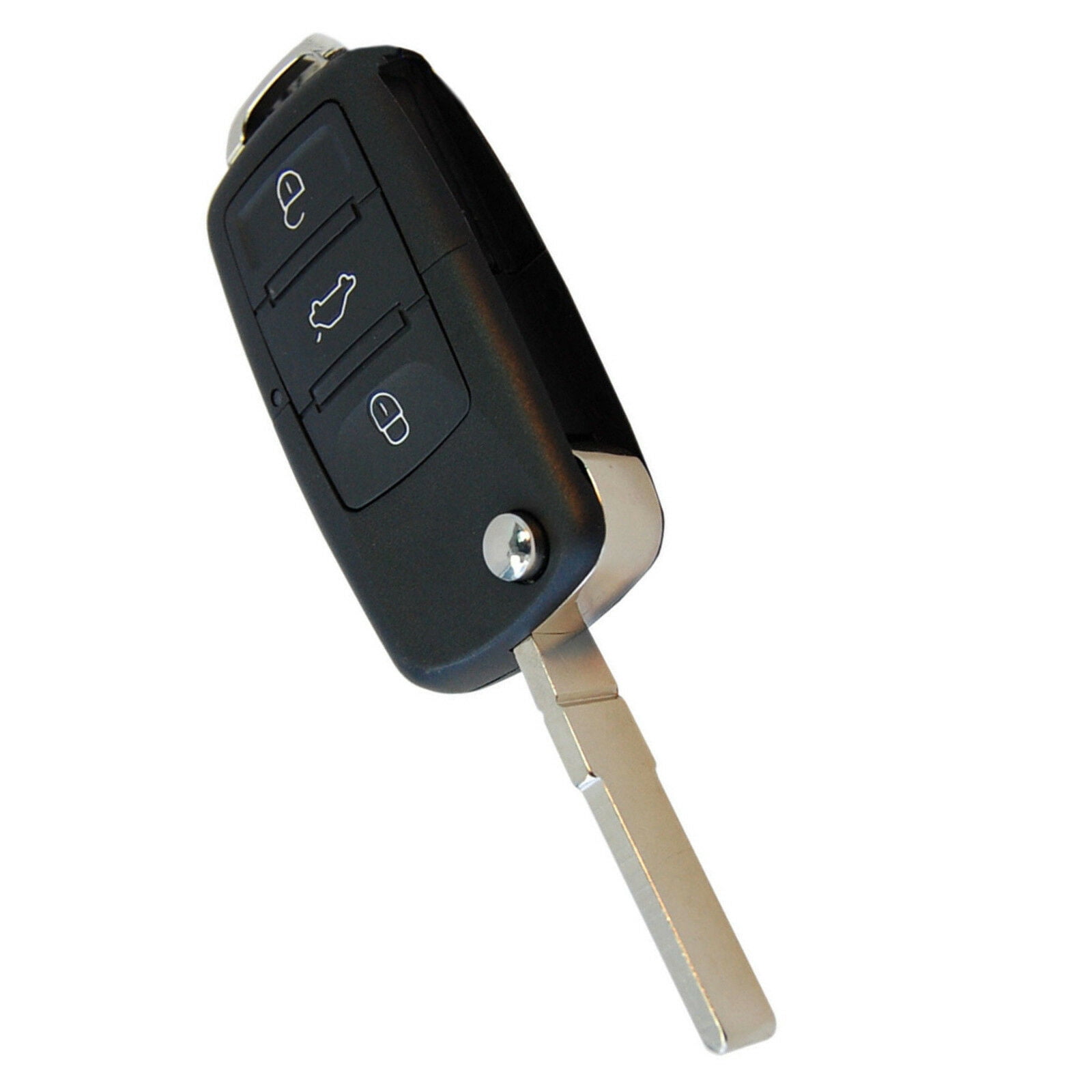 HQRP Folding Flip Key Fob for Volkswagen VW Golf Rabbit GTI Mk4 MK5 Typ ...