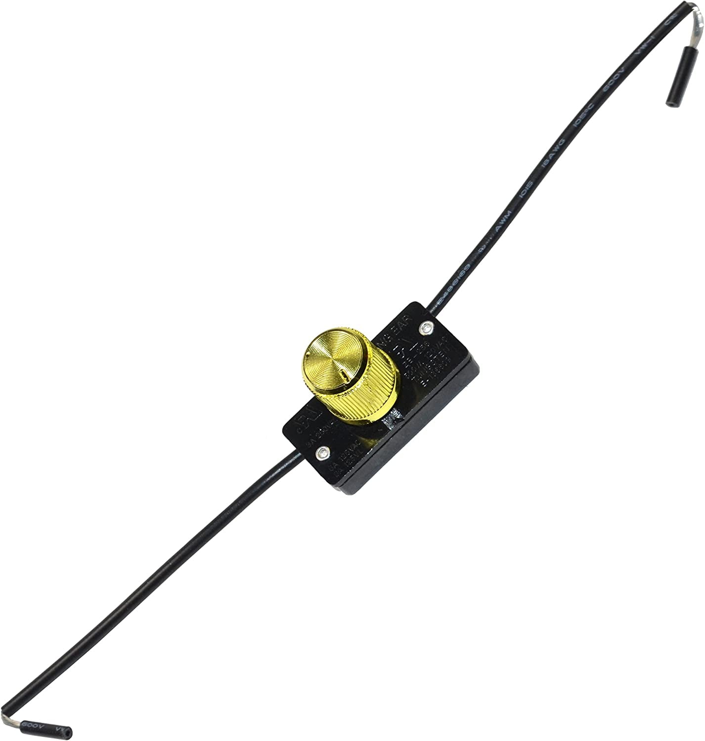 HQRP Incandescent Rotary Light Lamp Switch 6A 125V - Walmart.com