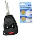 HQRP Key-Fob Remote Shell Case Cover Smart Key Keyless FOB and Two ...