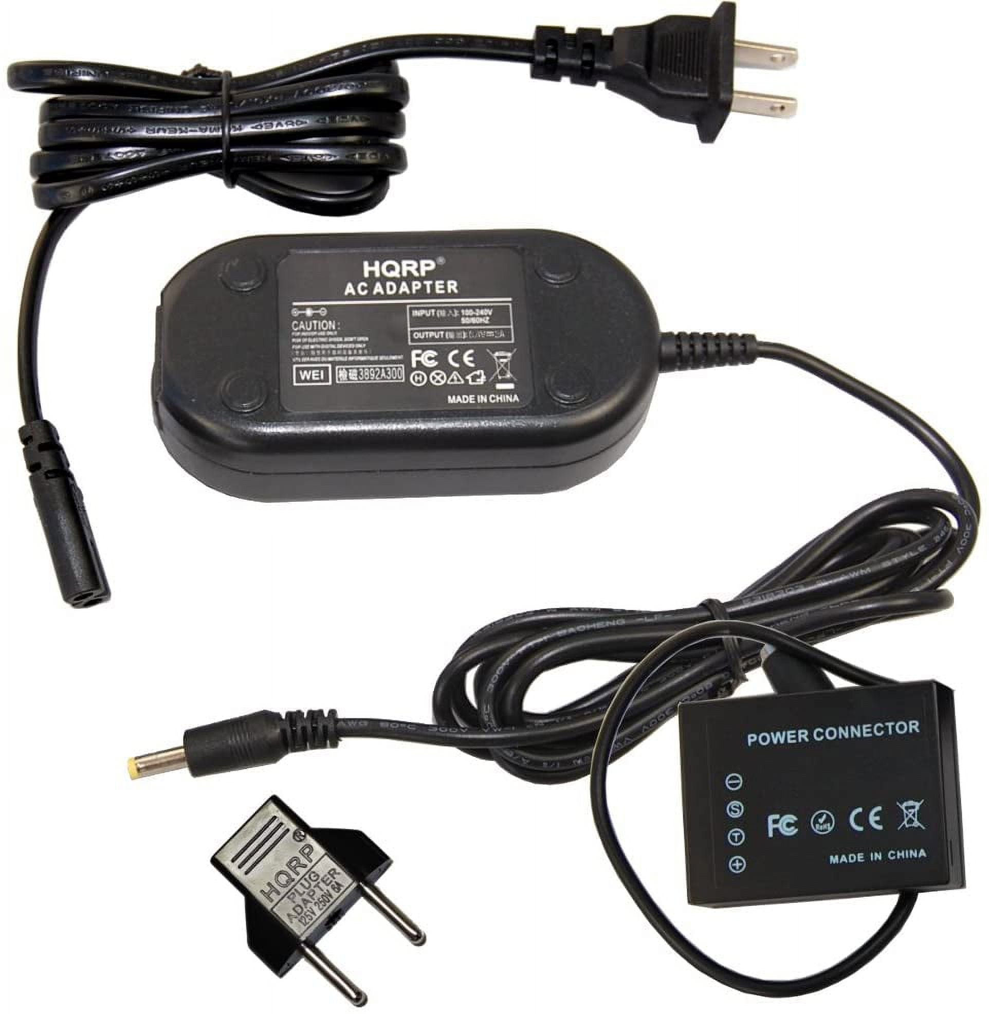 HQRP Kit AC Power Adapter for Fujifilm AC-9V CP-W126 Replacement X-E2 X ...