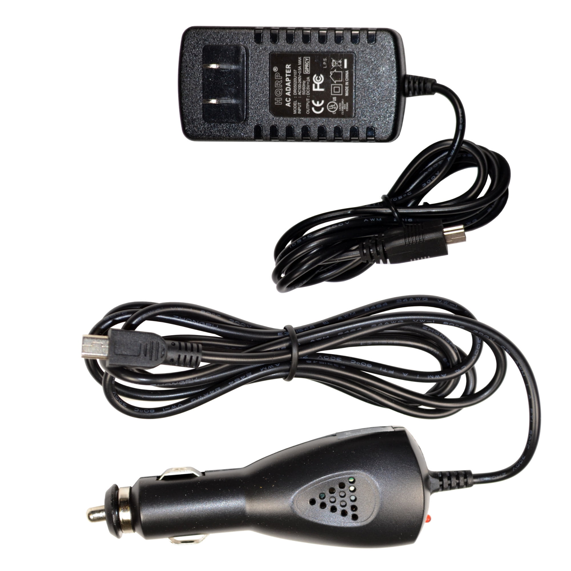 HQRP Kit Car Charger + AC Power Adapter for Eton FRX3, Axis, FRX2, FRX1 ...